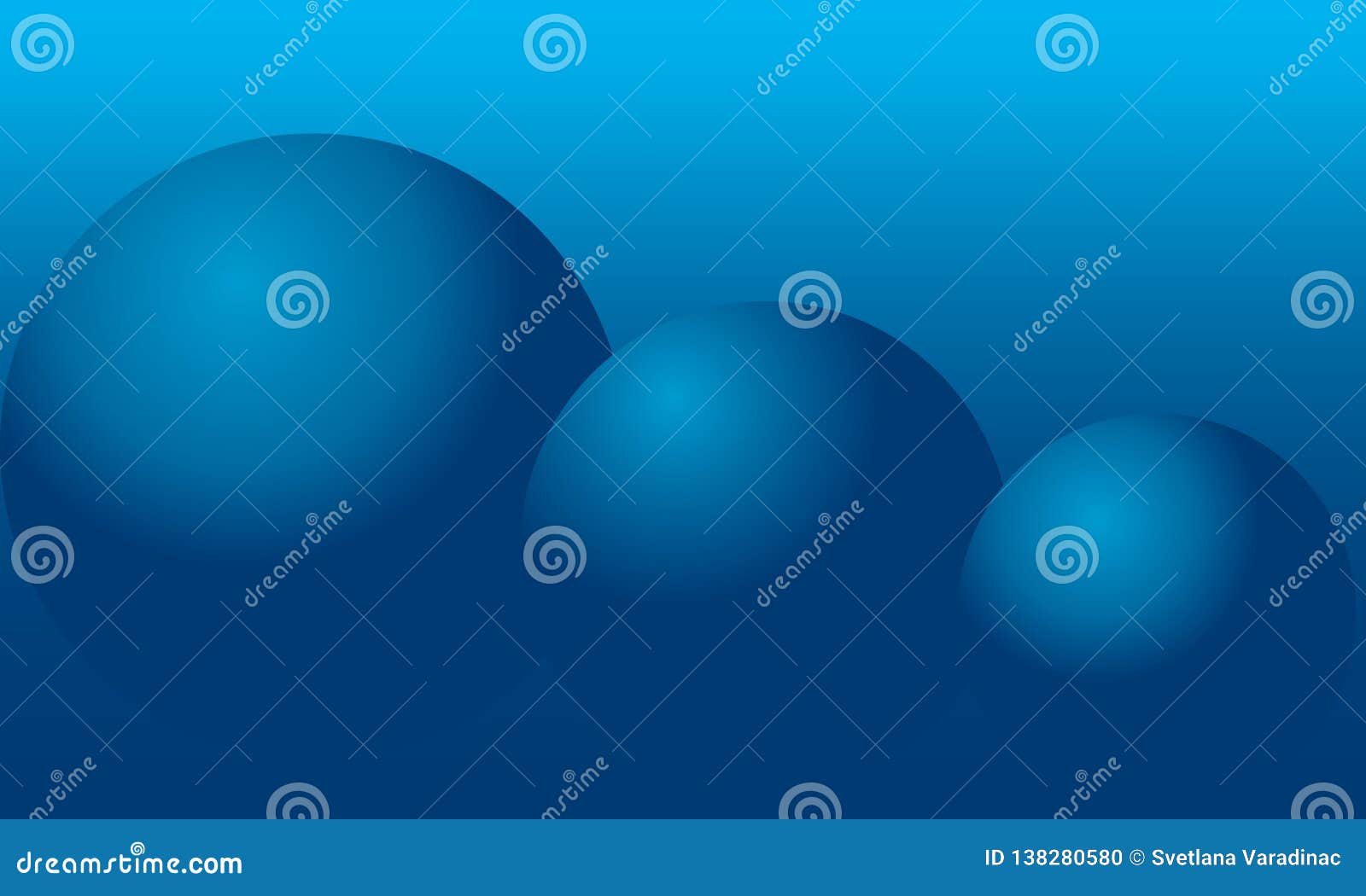 Fondo Azul Abstracto Con Las Bolas Ilustración del Vector - Ilustración ...