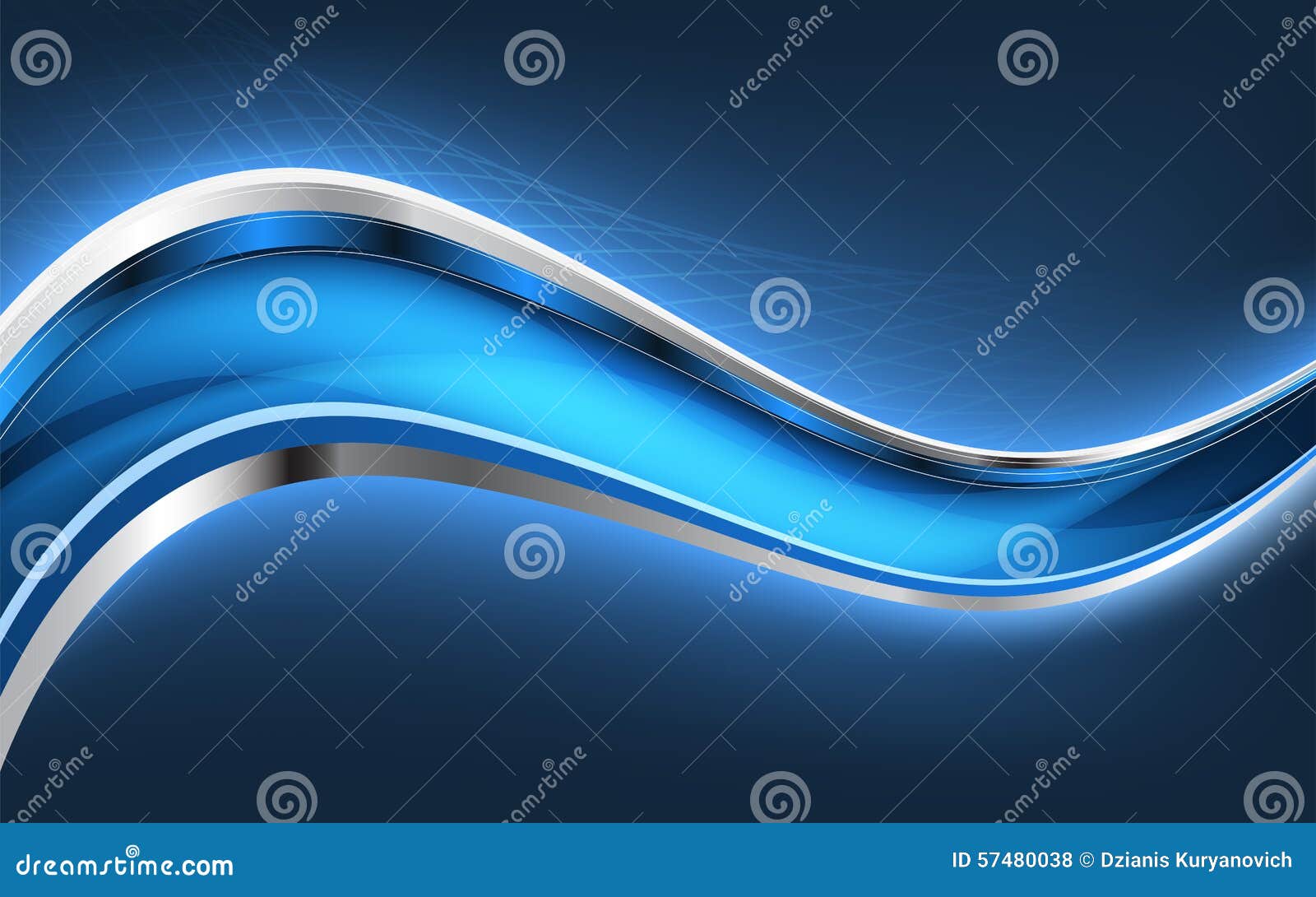 Fondo Azul Abstracto Con Las Líneas Azules Vector Ilustración del ...