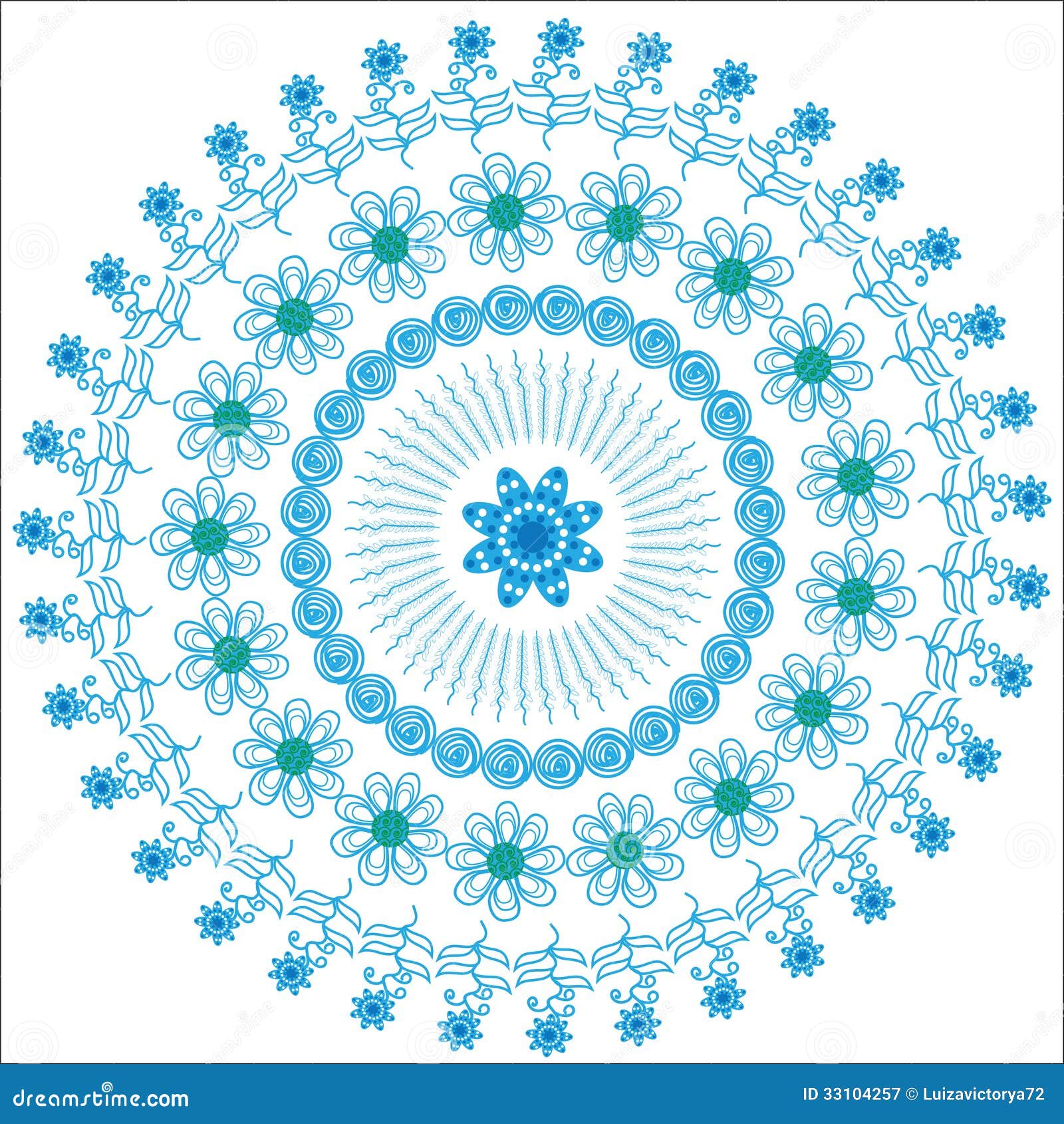 Fondo Azul Circular Gráfico Abstracto Para El DES Ilustración del ...