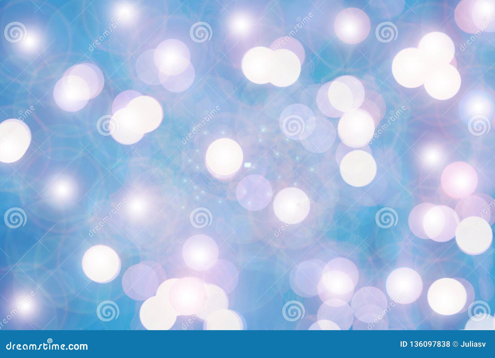 Fondo Azul Claro Abstracto Con El Bokeh Foto de archivo - Imagen de ...