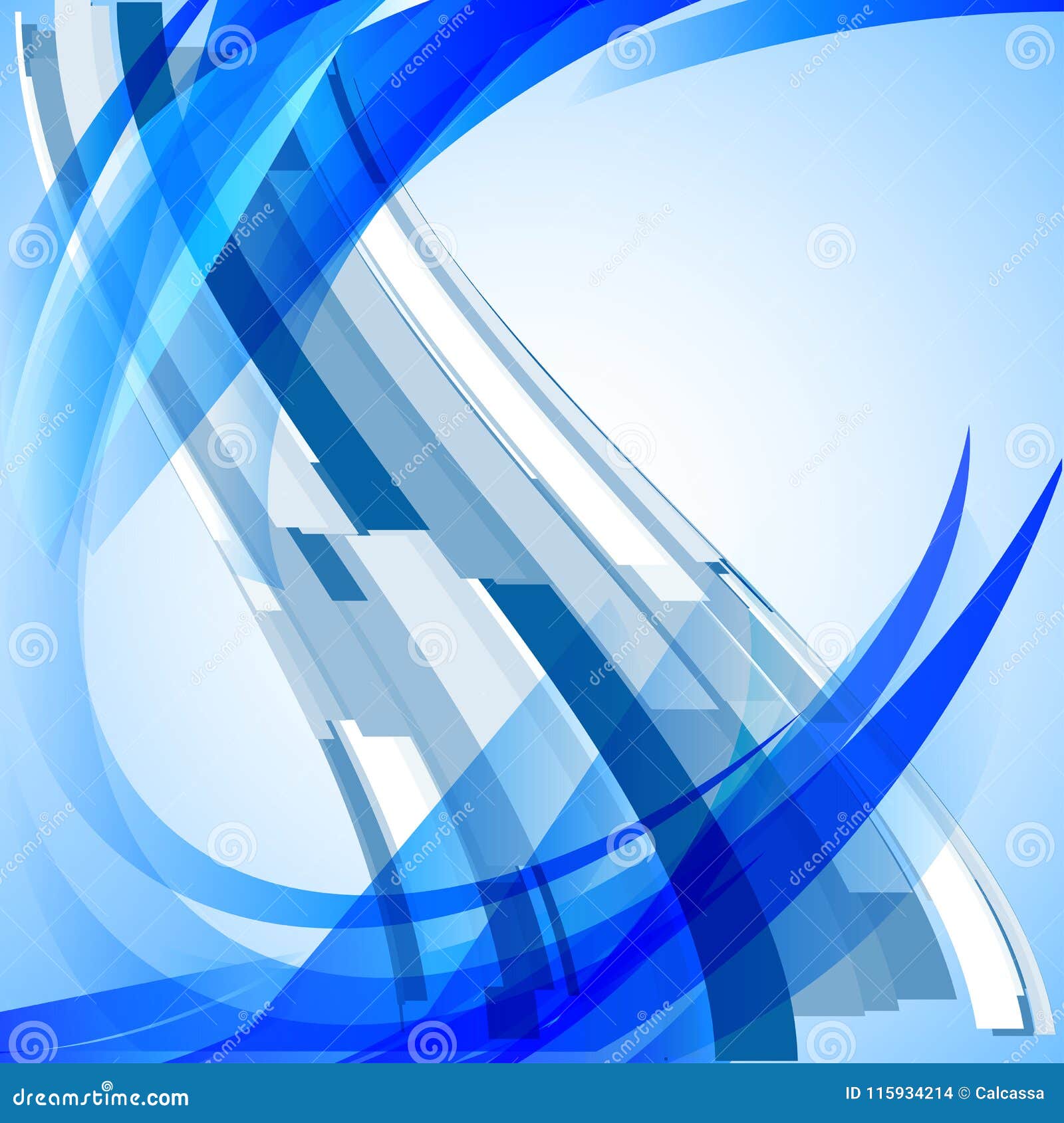 Fondo Azul Claro Abstracto Del Vector Ilustración del Vector ...