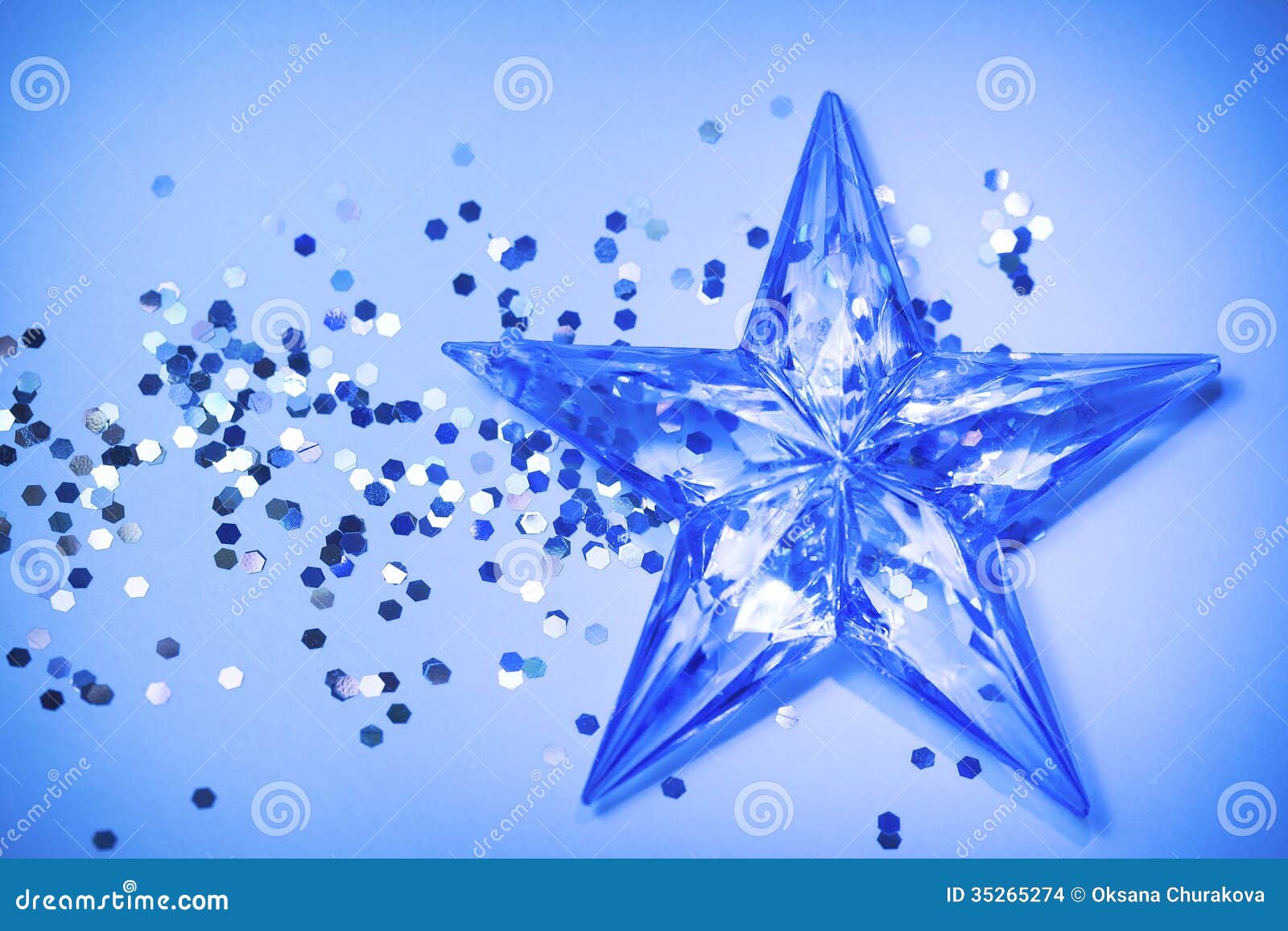 Fondo azul con la estrella foto de archivo. Imagen de conceptos - 35265274