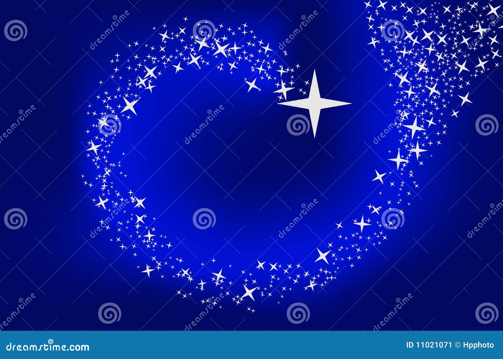 Fondo Azul Con Las Estrellas Stock de ilustración - Ilustración de ...
