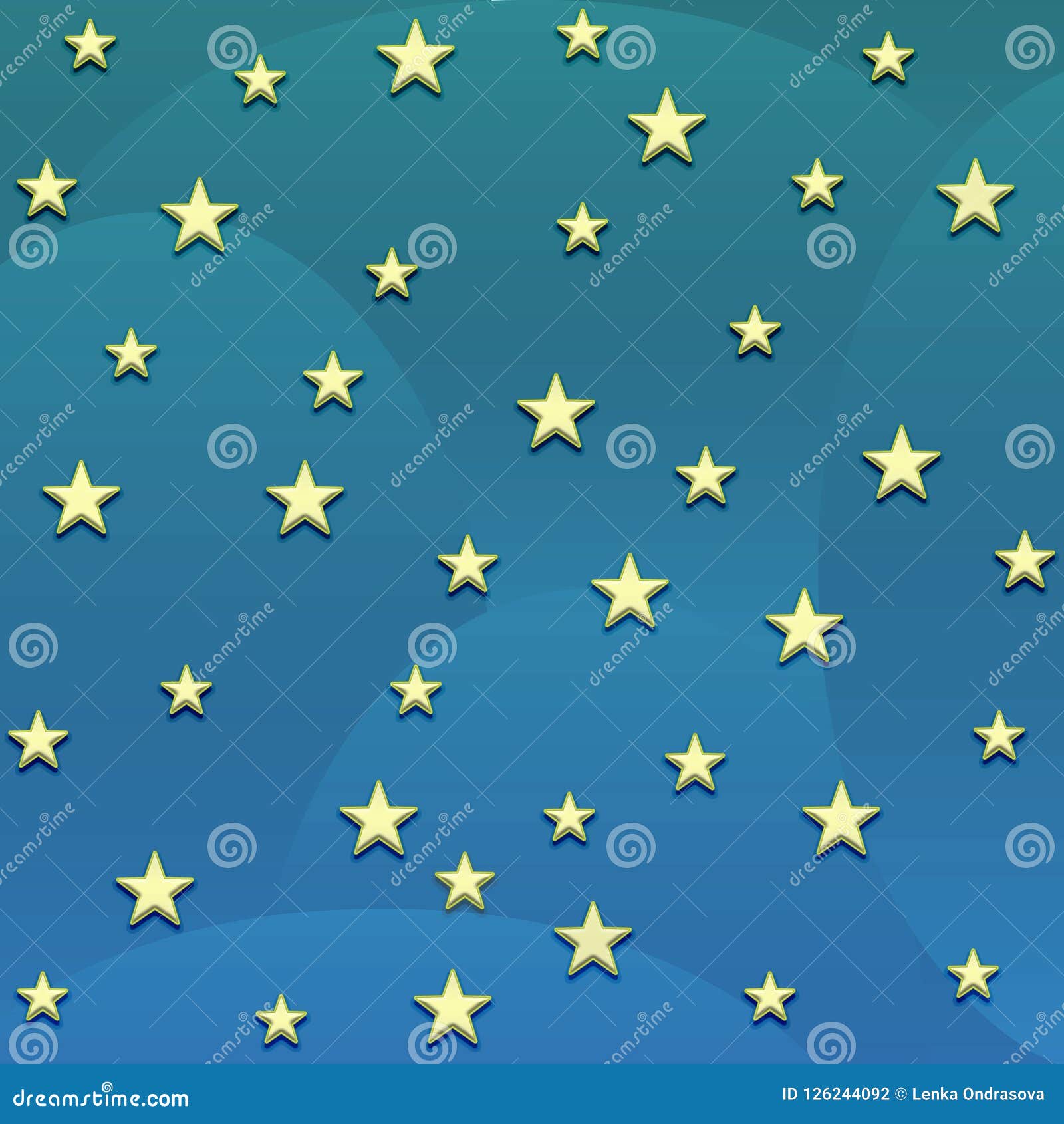 Fondo Azul Con Las Estrellas Stock de ilustración - Ilustración de ...