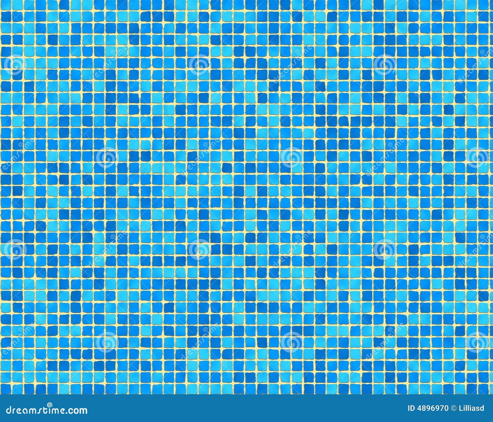 Fondo Azul De Azulejo De Mosaico Stock de ilustración - Ilustración de ...