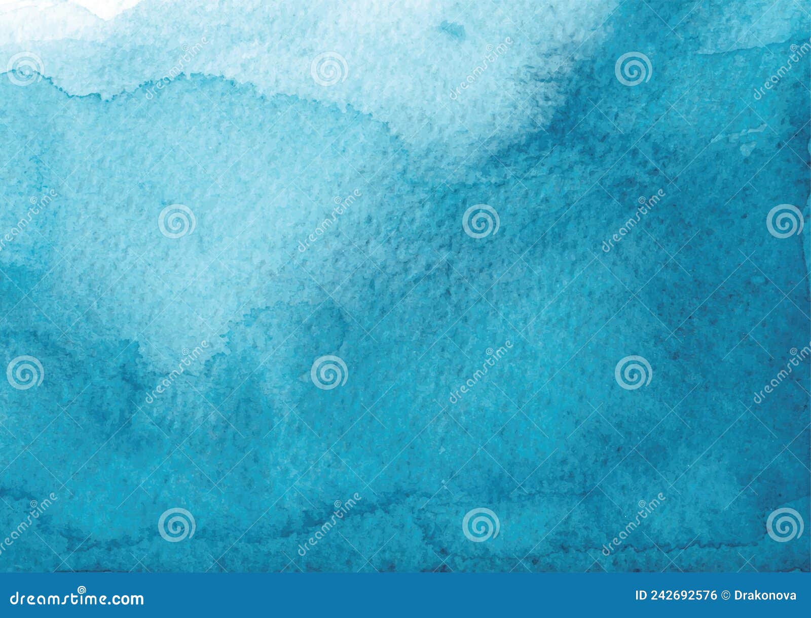 Fondo Azul De La Capa De Agua Dibujada a Mano Vectorial Ilustración del ...
