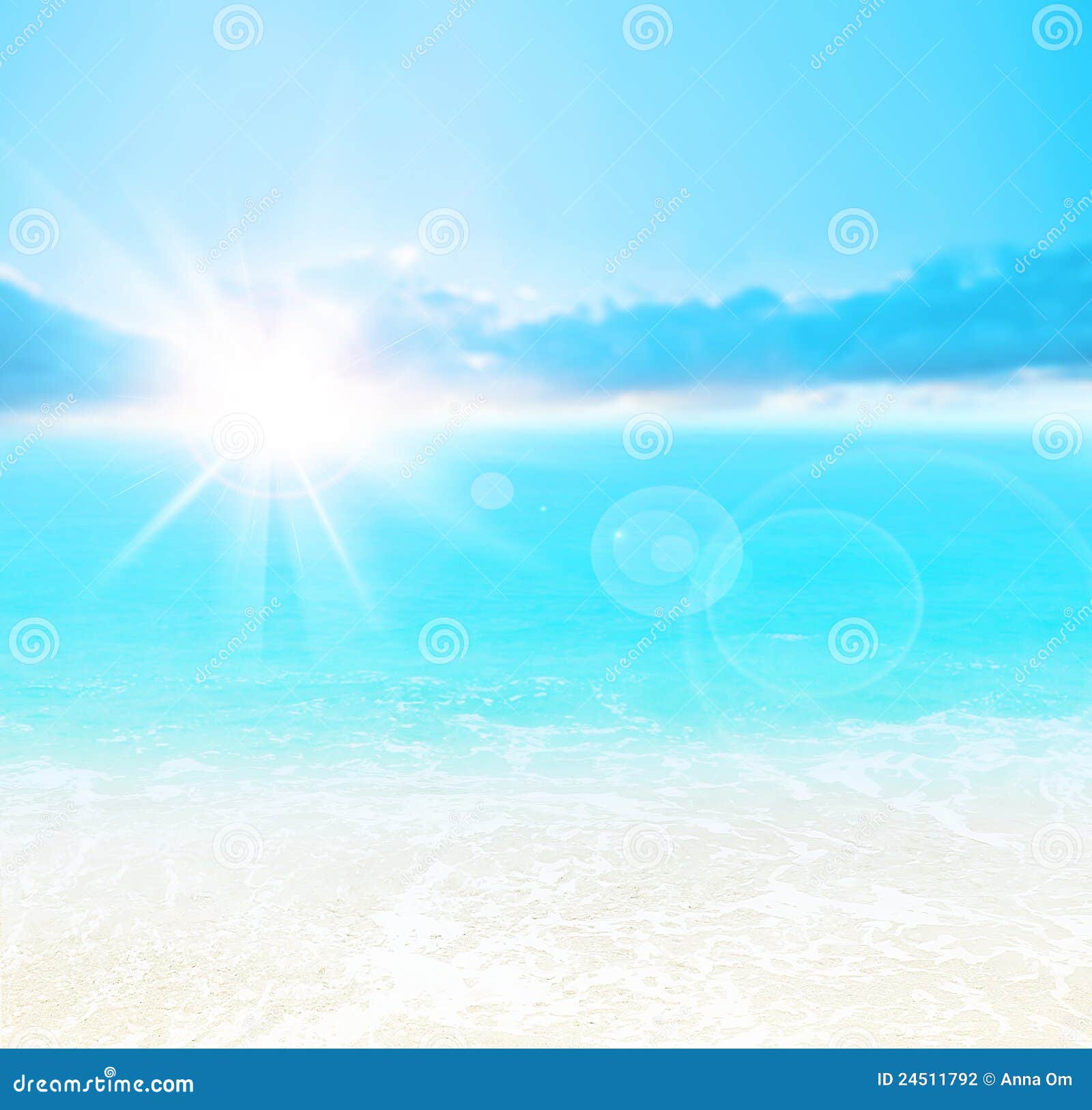 Fondo azul de la playa foto de archivo. Imagen de partida - 24511792