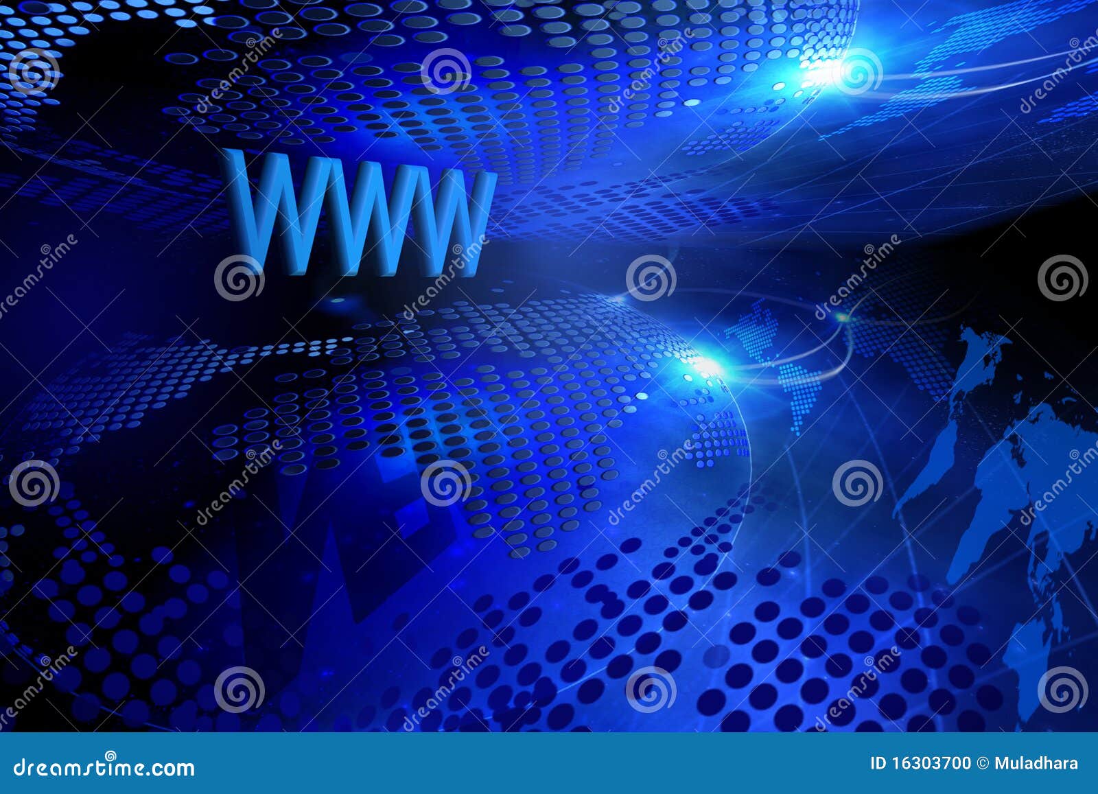 Fondo azul del Internet stock de ilustración. Ilustración de beneficio ...