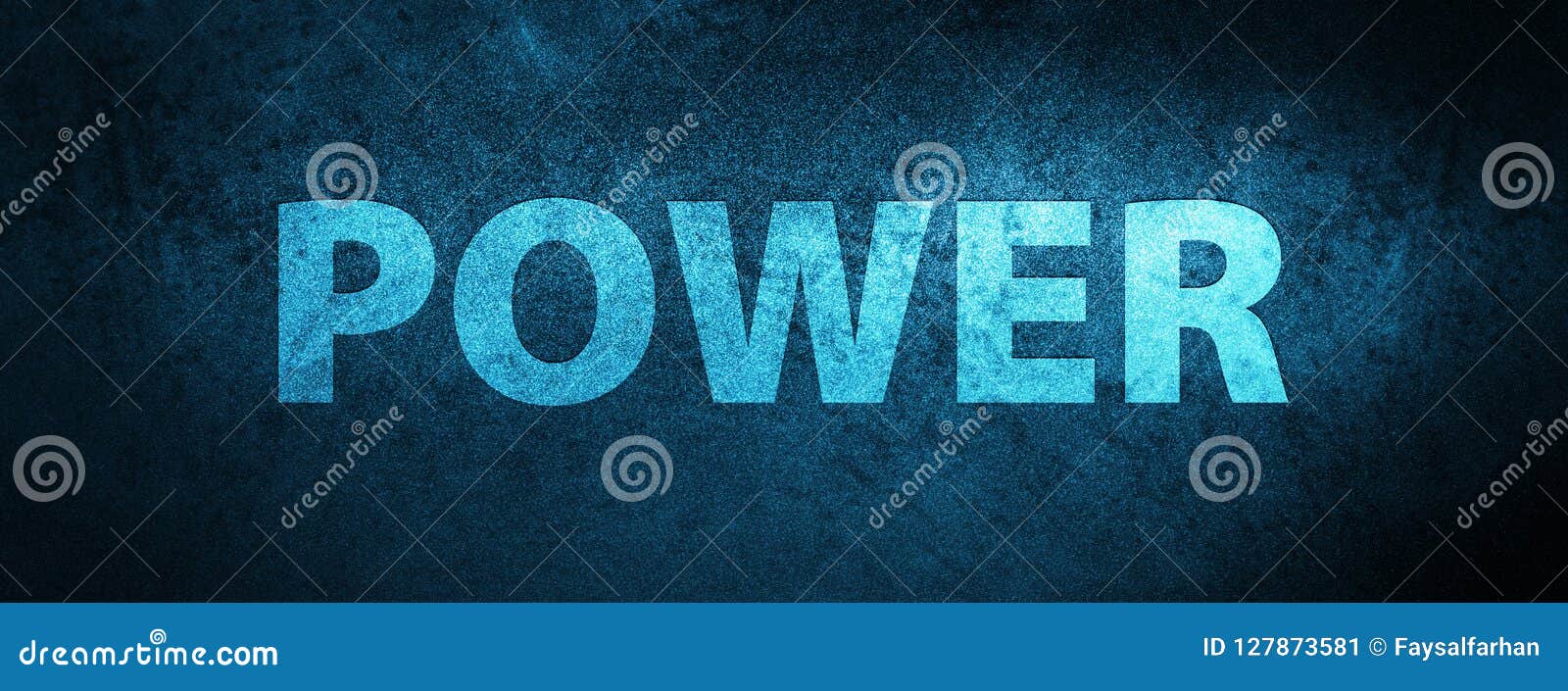 Fondo Azul Especial De La Bandera Del Poder Stock de ilustración ...