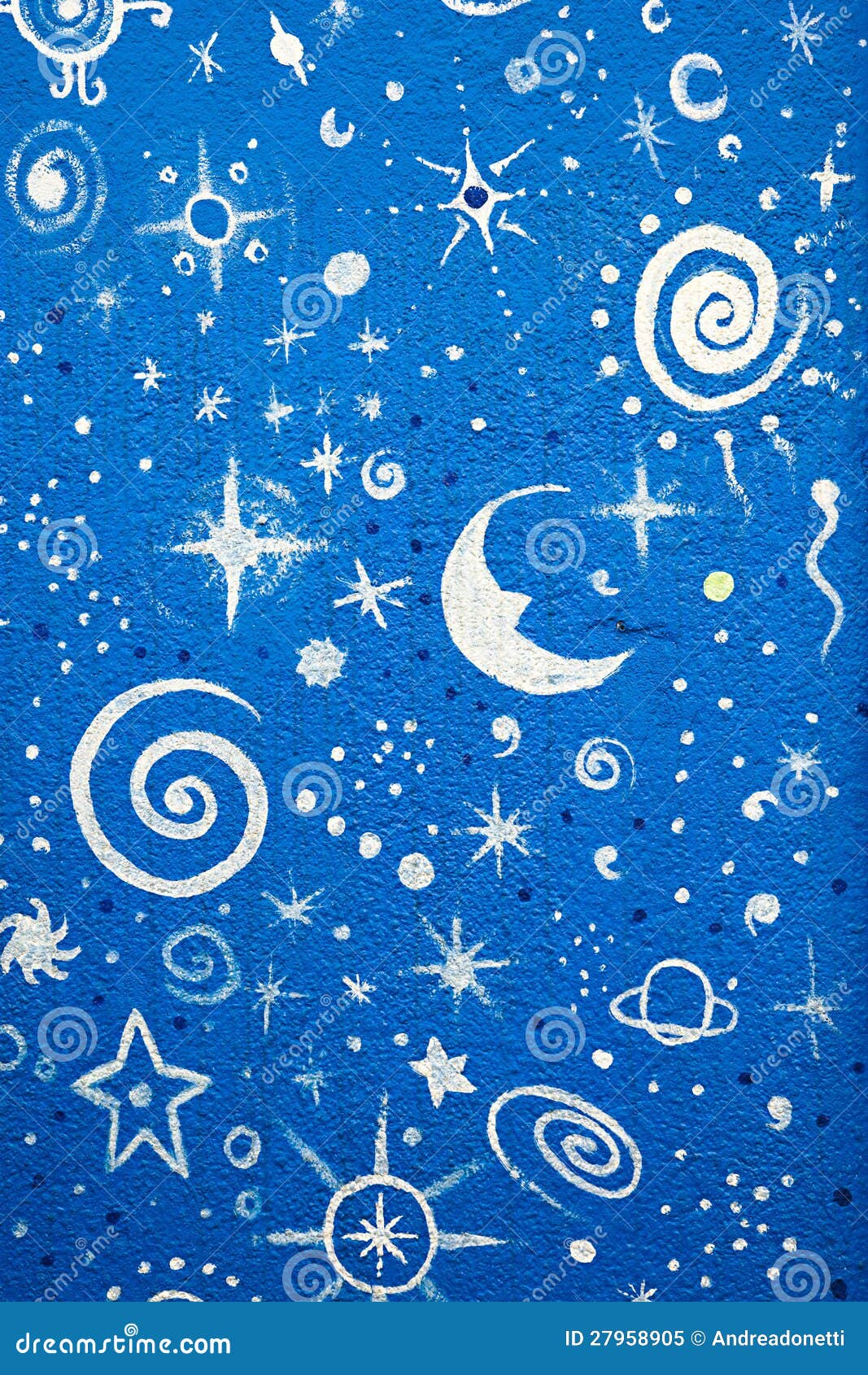 Fondo azul estrellado imagen de archivo. Imagen de luna - 27958905