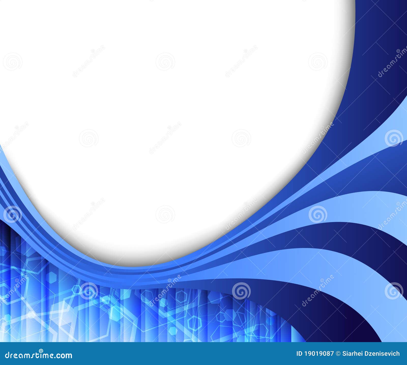 Fondo azul moderno ilustración del vector. Ilustración de modelo - 19019087