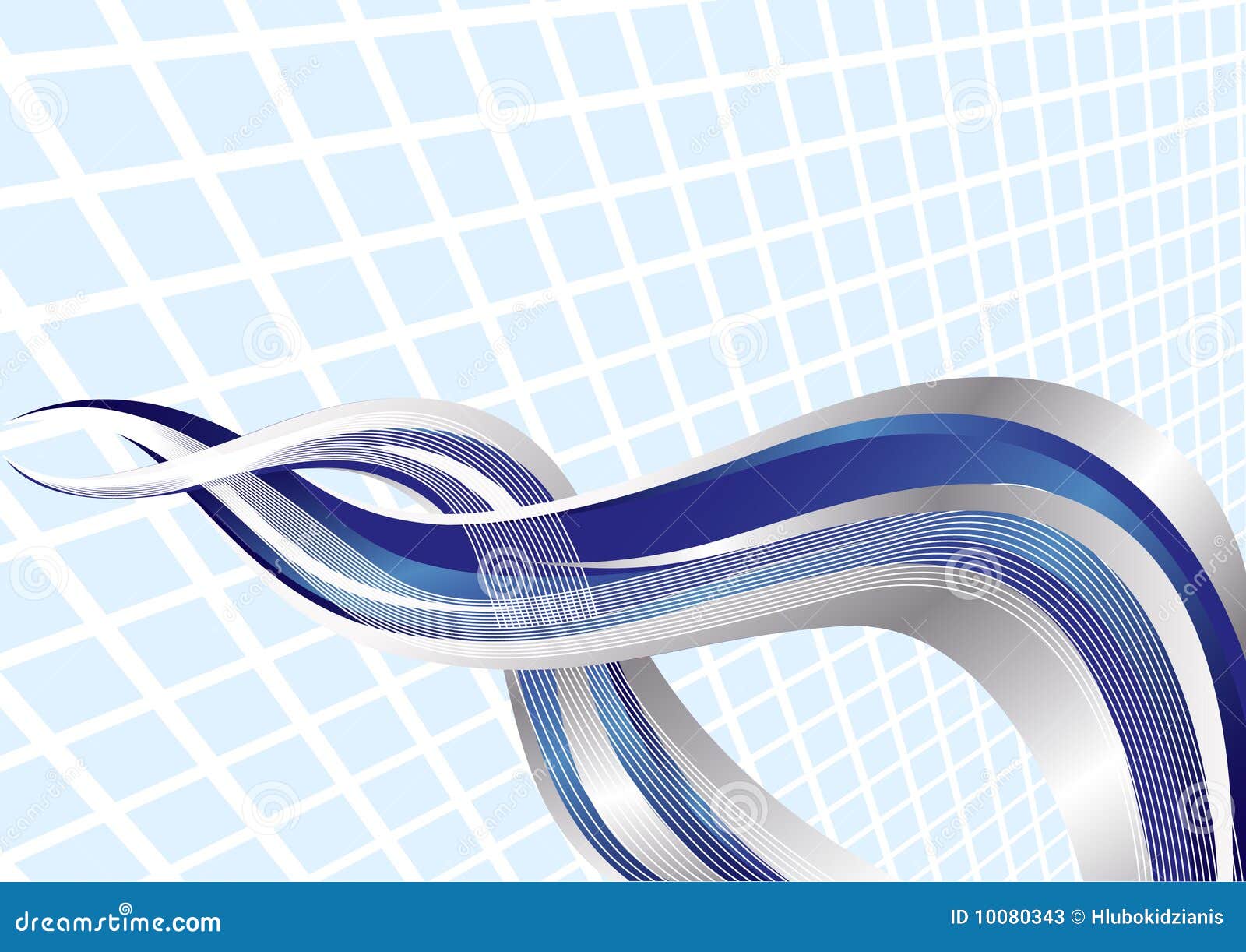 Fondo Azul Y De Plata Del Vector Ilustración del Vector - Ilustración ...