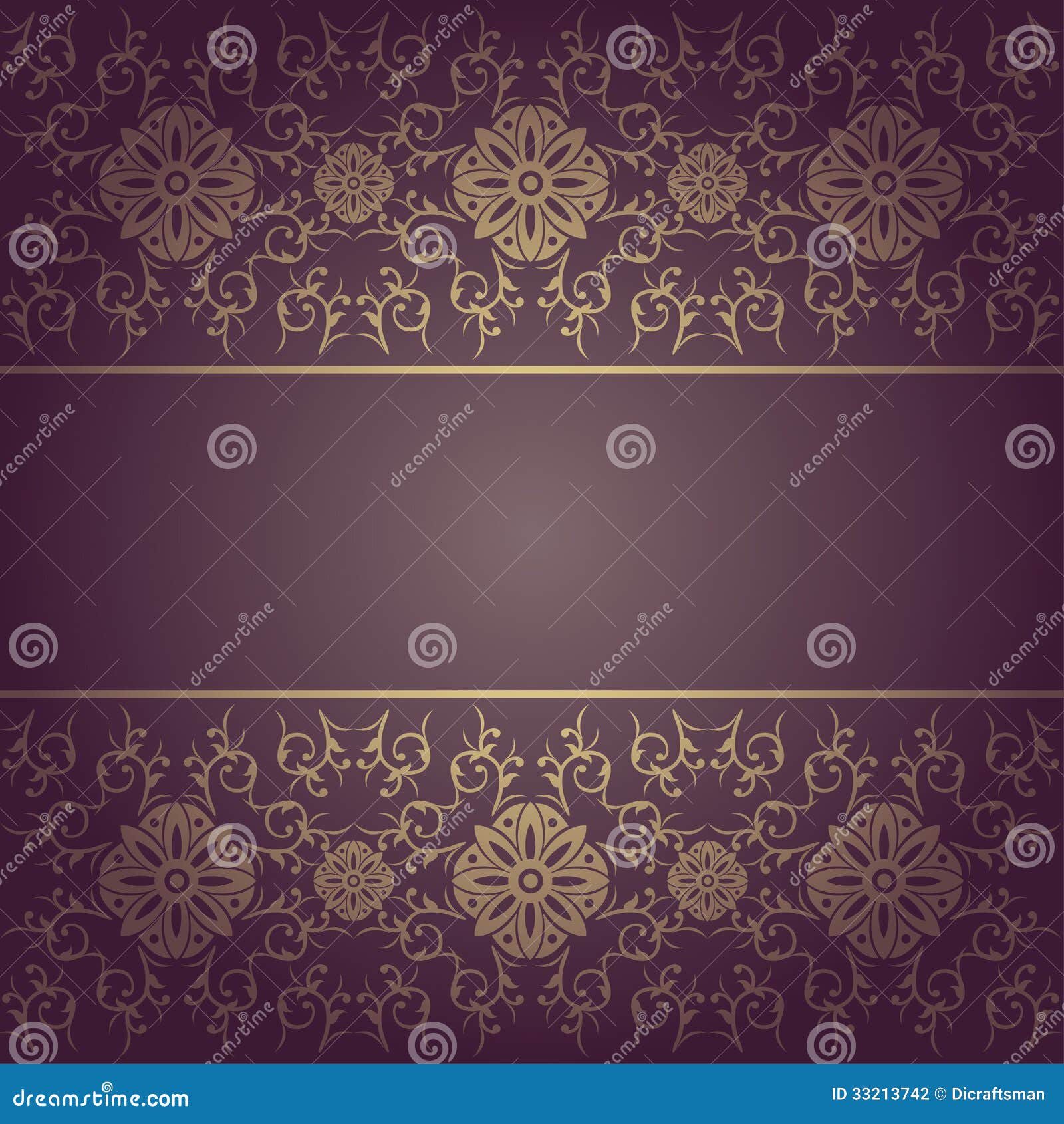 Fondo barroco floral ilustración del vector. Ilustración de modelo ...