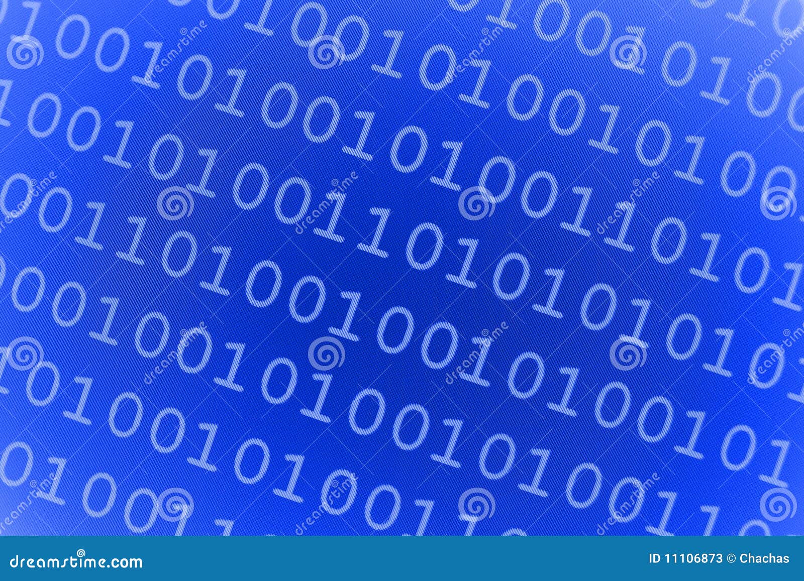Fondo binario azul stock de ilustración. Ilustración de modelo - 11106873