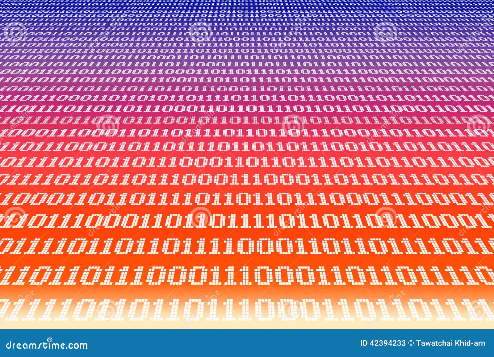Fondo Binario Di Codice Macchina Illustrazione di Stock - Illustrazione ...