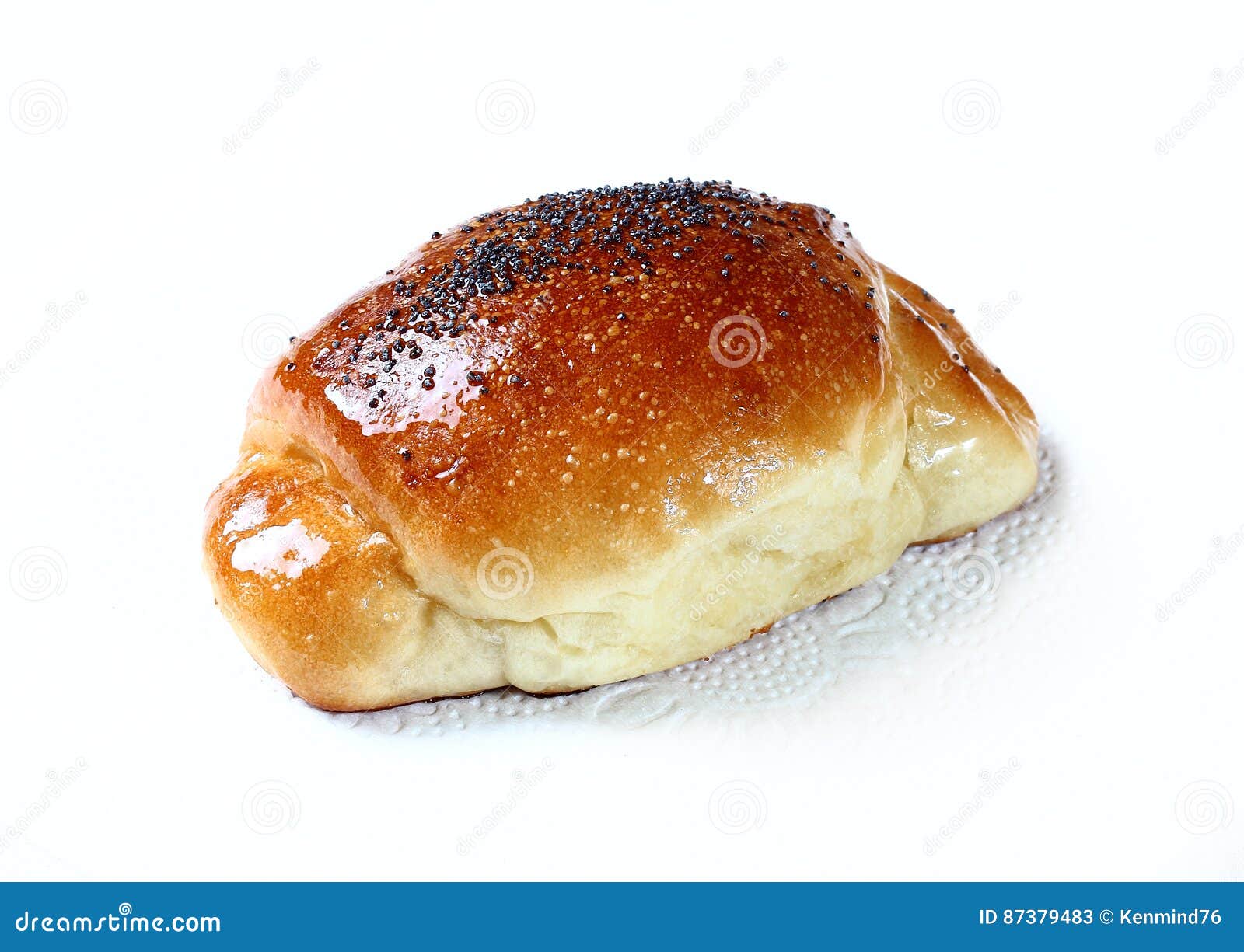 Fondo blanco aislado bollo imagen de archivo. Imagen de dieta - 87379483