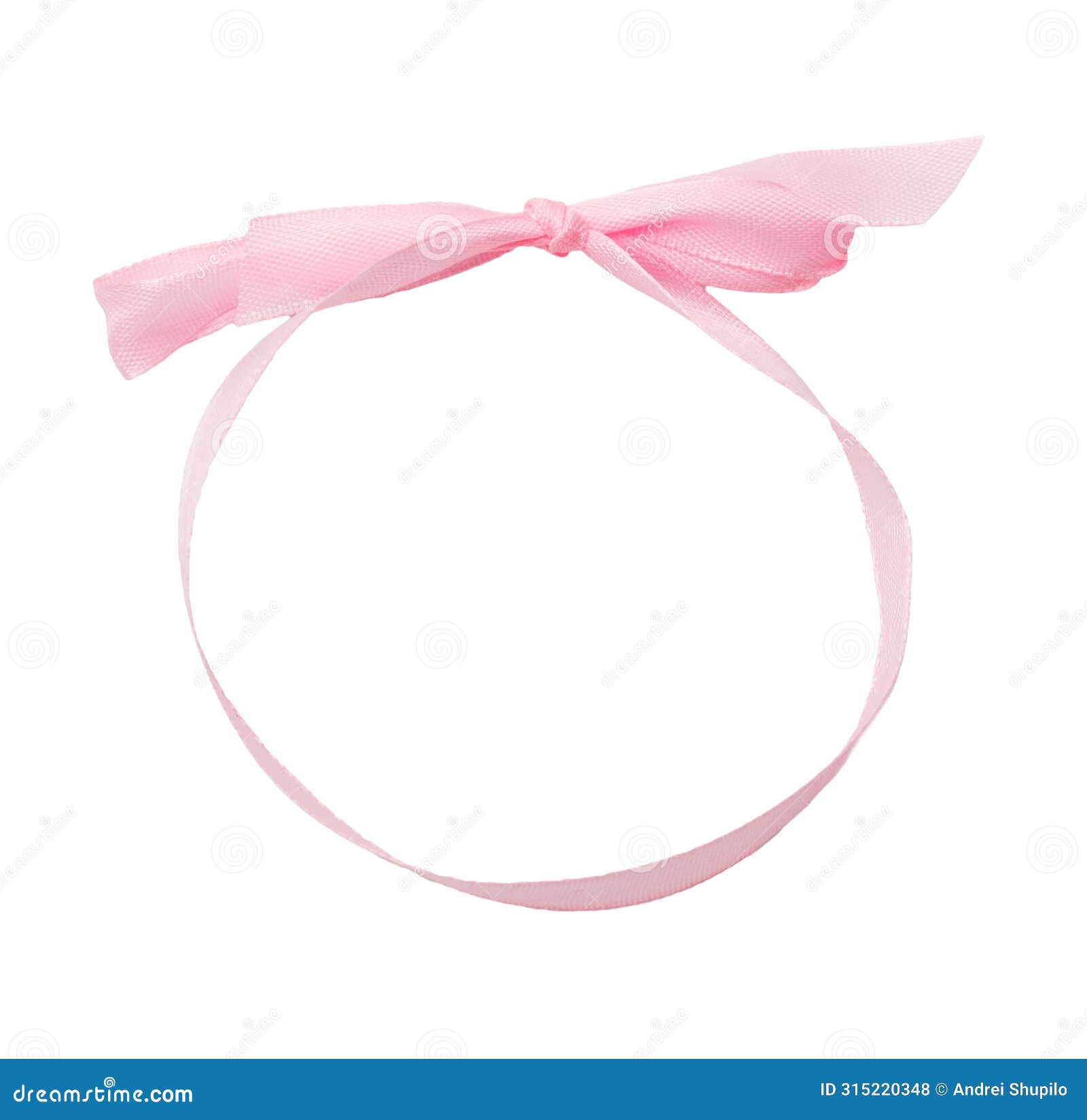 Fondo Blanco Aislado De Arco Rosa Foto de archivo - Imagen de ...