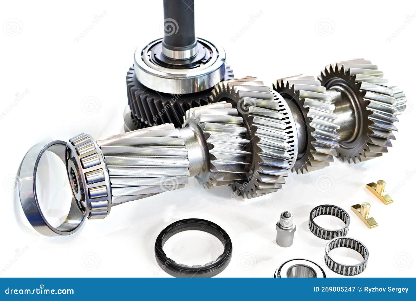 Fondo Blanco Aislado Del Eje Del Engranaje Imagen de archivo - Imagen ...