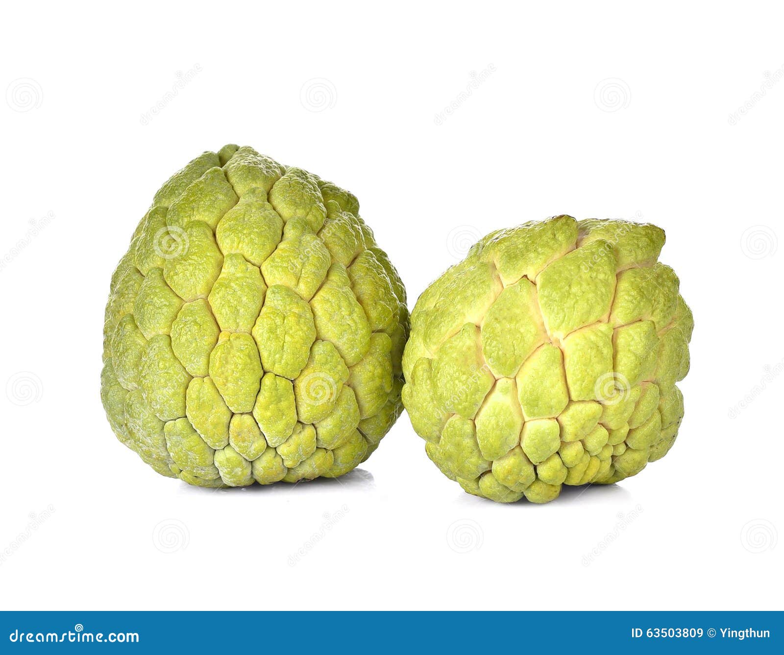 Fondo Blanco Aislado Fruta De Las Anonas Imagen de archivo - Imagen de ...