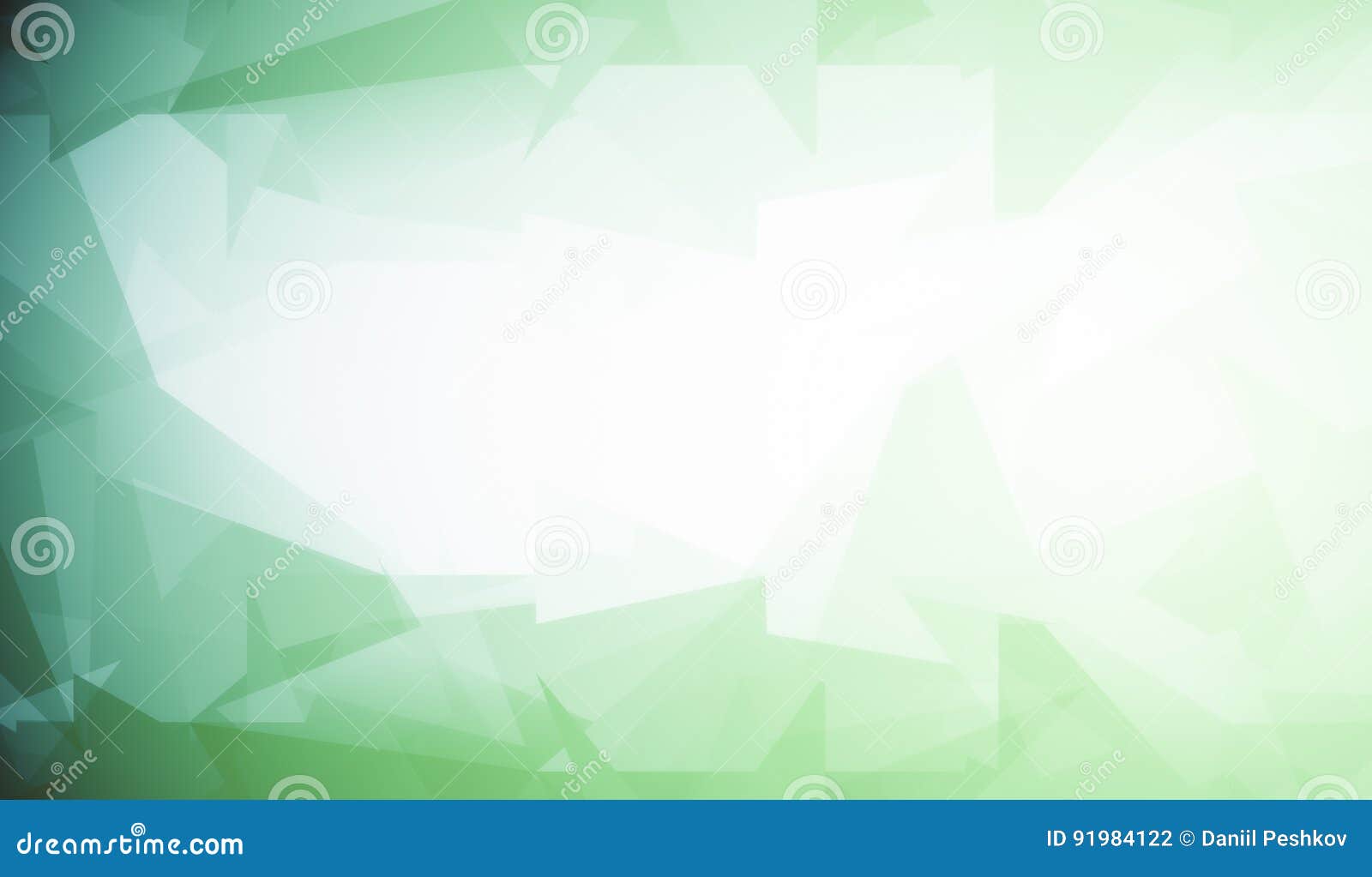 Fondo Blanco Con El Modelo Poligonal Verde Stock de ilustración ...