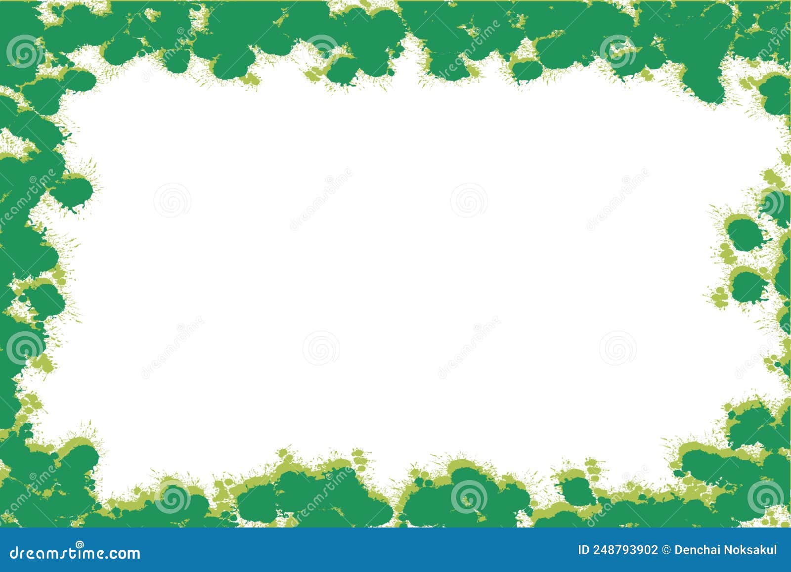 Fondo Blanco Con Marco Verde Stock de ilustración - Ilustración de lujo ...