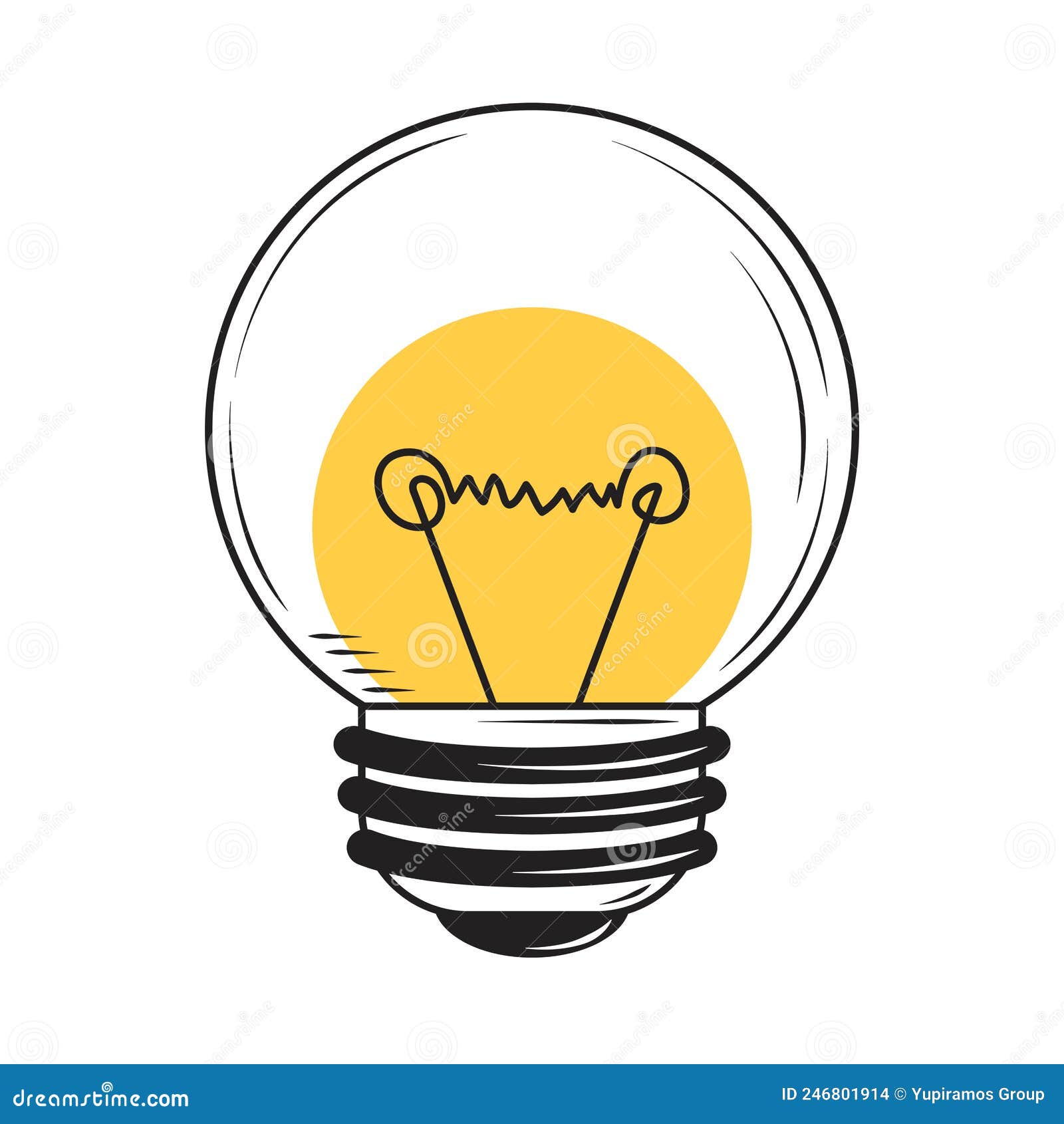 Fondo Blanco De La Bombilla Led Ilustración del Vector - Ilustración de ...