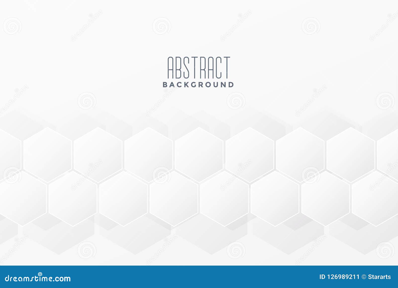 Fondo Blanco Sutil Con El Modelo Hexagonal Ilustración del Vector ...