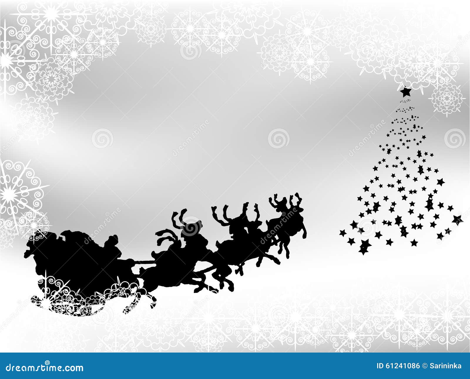 Fondo Blanco Y Negro De La Navidad Ilustración del Vector - Ilustración ...