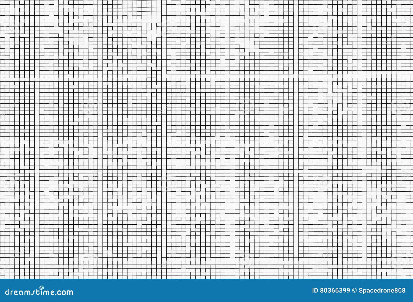 Fondo Blanco Y Negro Horizontal Del Ejemplo Del Laberinto Del Pixel ...