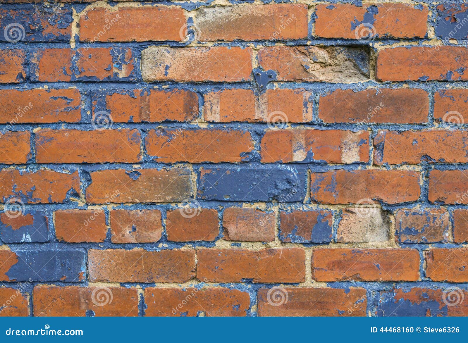 Fondo Blu Scuro Ed Arancio Del Mattone Fotografia Stock - Immagine di ...