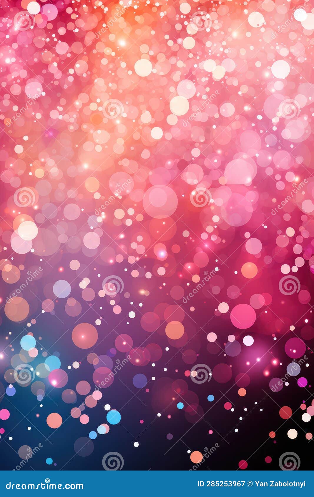 Fondo Borroso Con Muchos Colores Diferentes Stock de ilustración ...