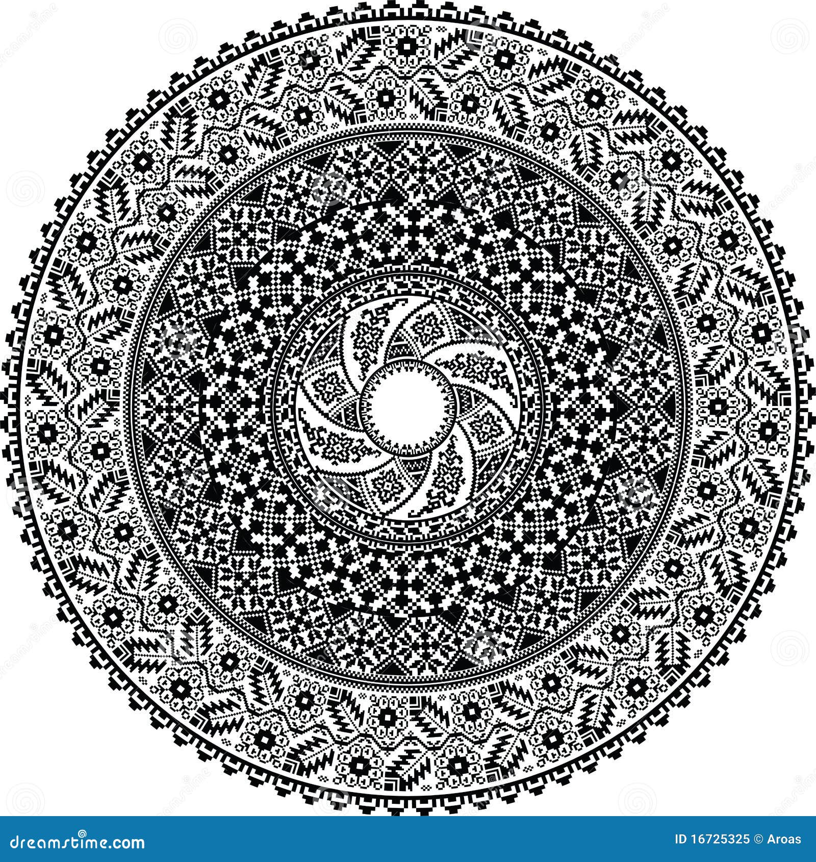 Fondo circular abstracto ilustración del vector. Ilustración de trama ...