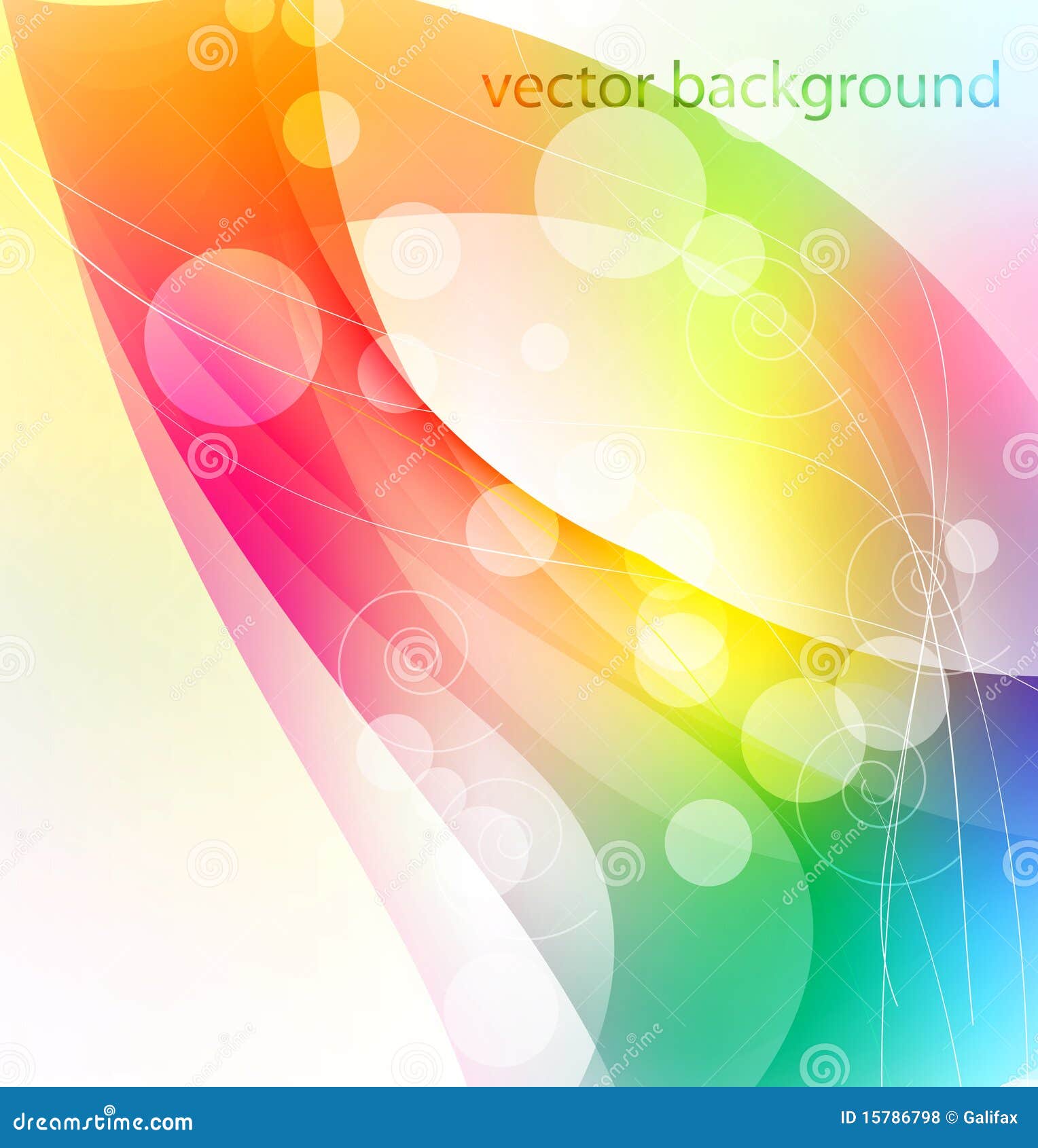 Fondo colorido abstracto stock de ilustración. Ilustración de gradiente ...