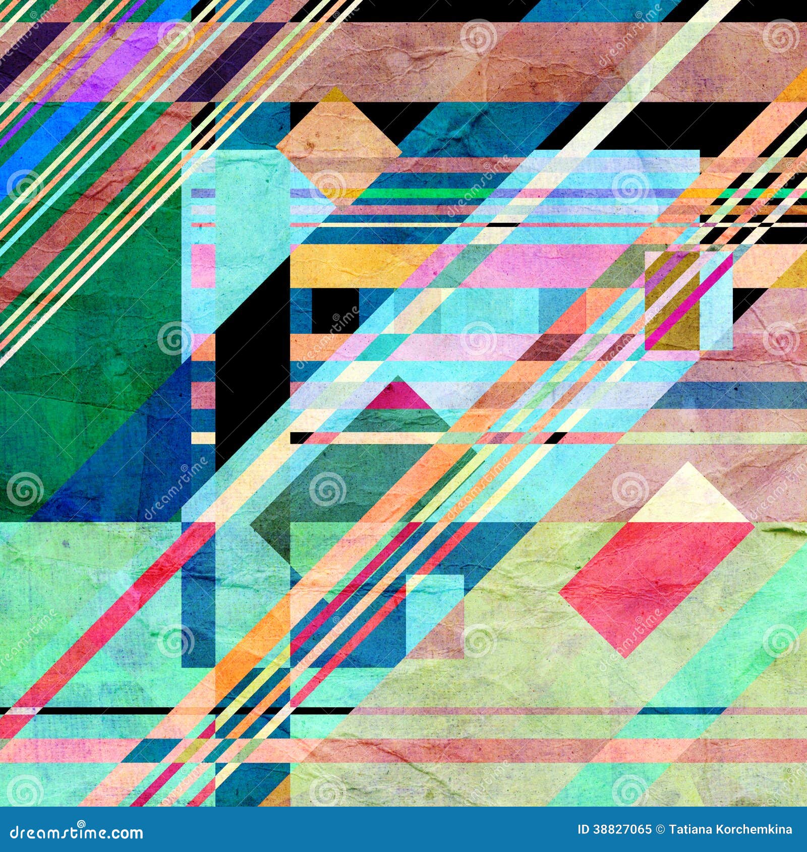 Fondo colorido abstracto stock de ilustración. Ilustración de cartel ...