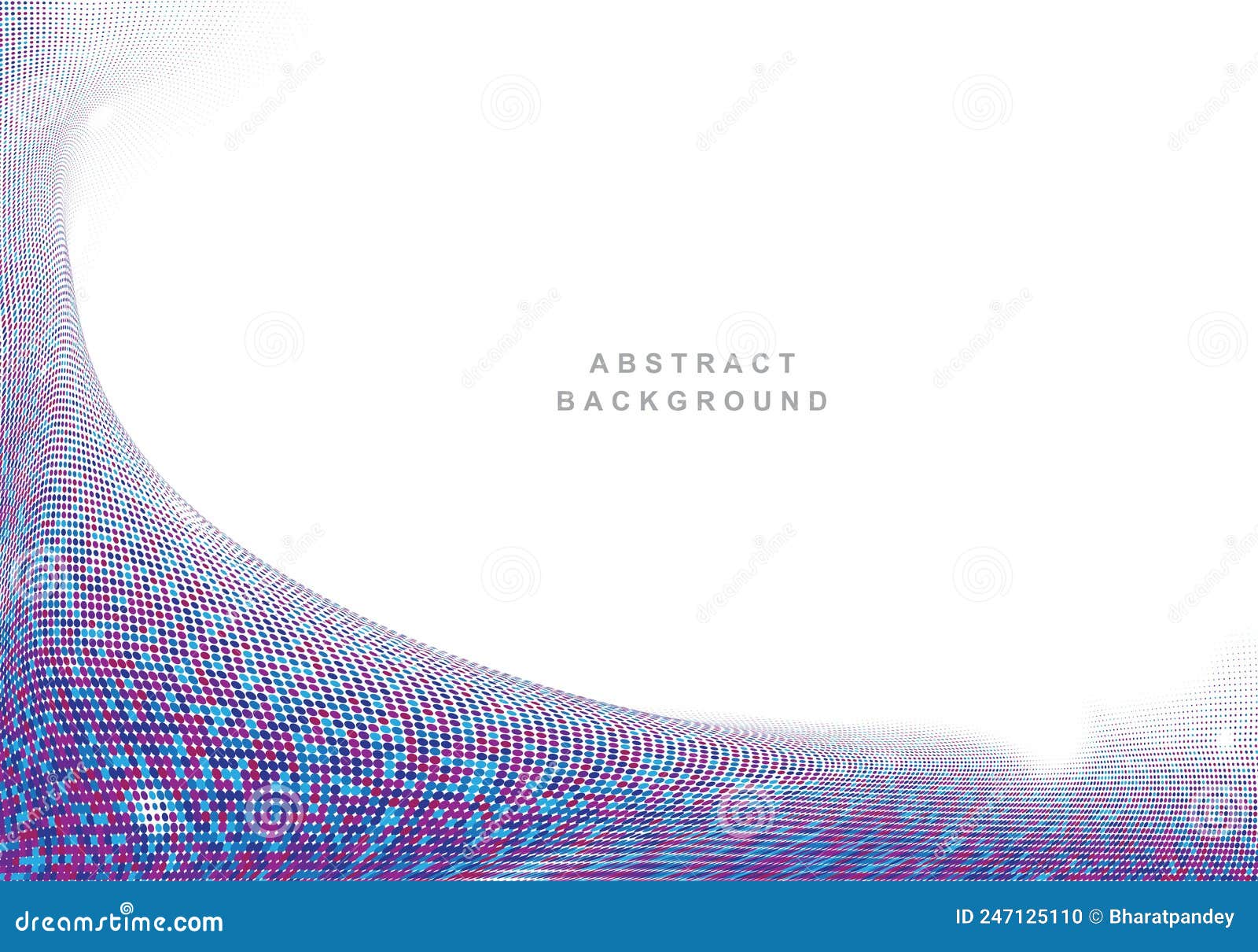 Fondo Colorido Abstracto De Oleaje Fluido Stock de ilustración ...