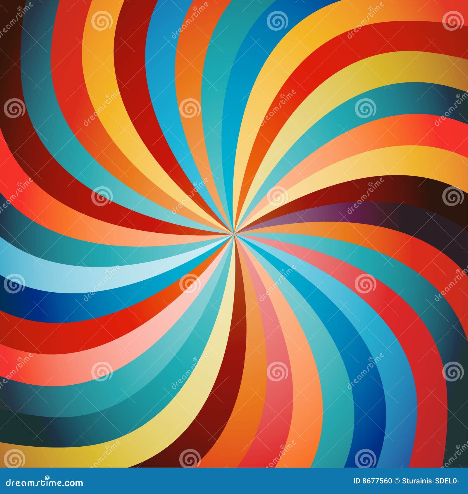 Fondo Colorido Del Remolino Ilustración del Vector - Ilustración de ...