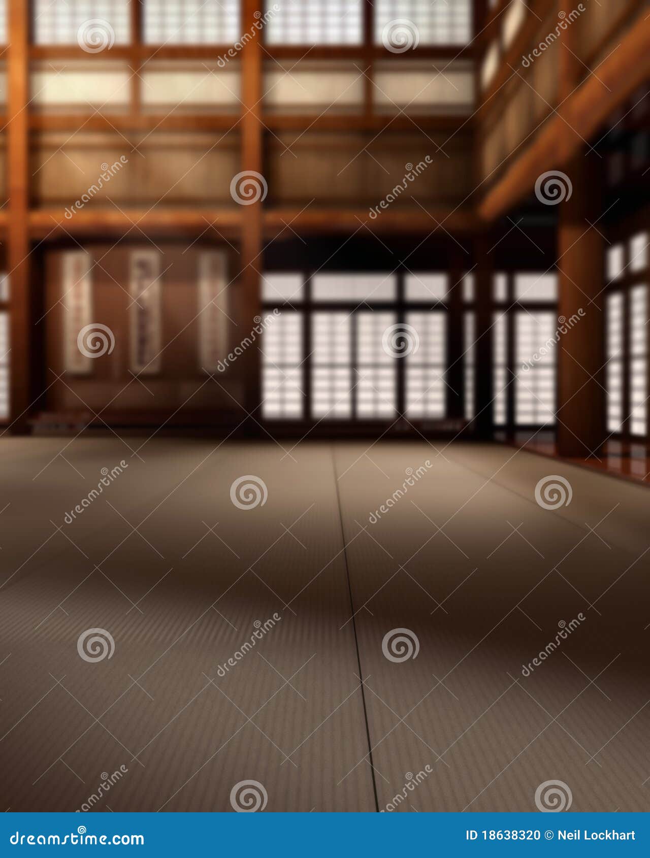 Fondo completo del Dojo foto de archivo. Imagen de fondos - 18638320