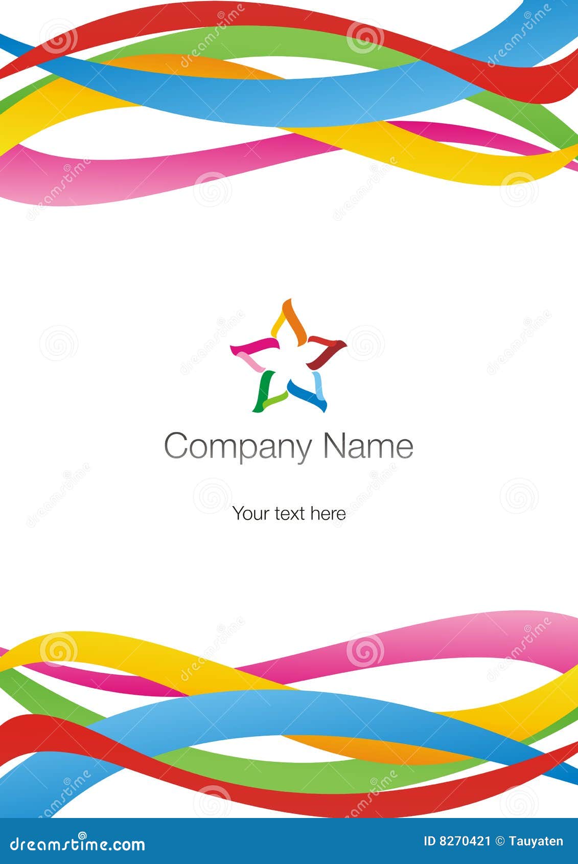 Fondo con el logotipo ilustración del vector. Ilustración de curva ...