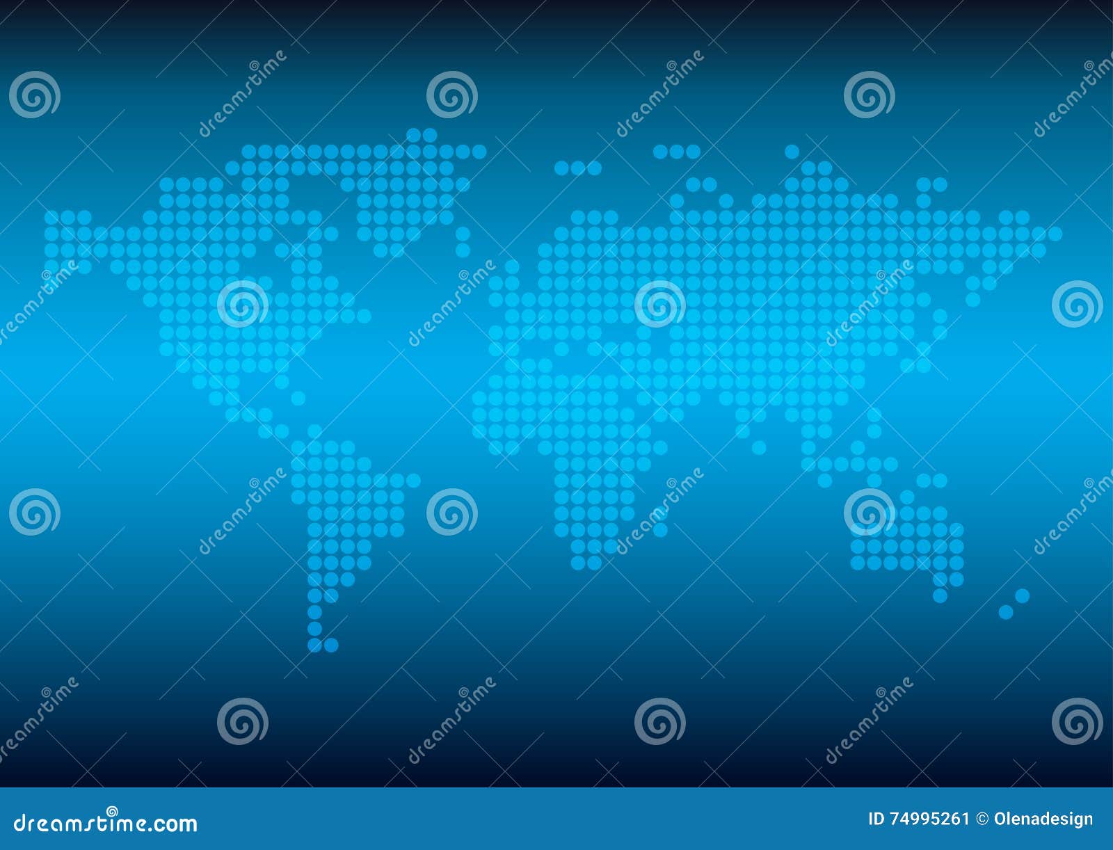 Fondo Con El Mapa Abstracto - Azul Marino Stock de ilustración ...