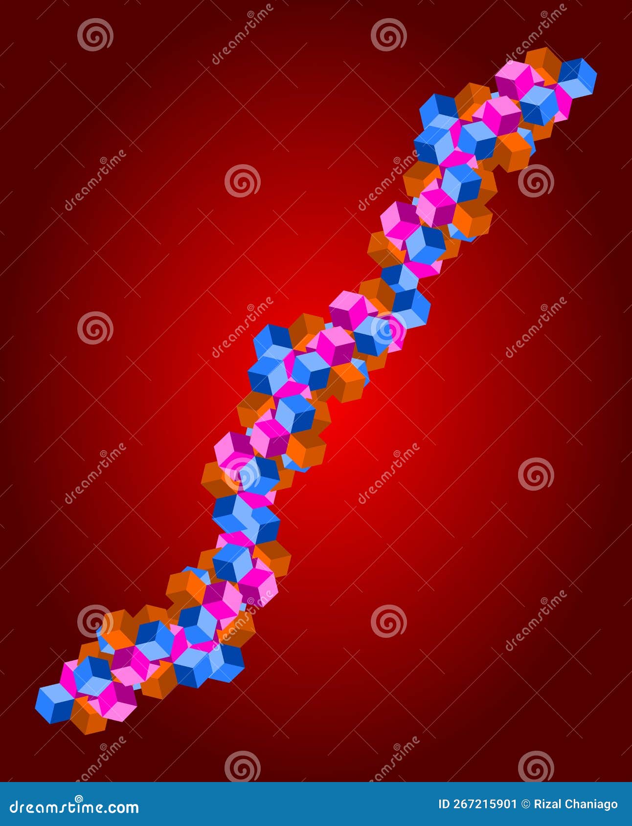 Fondo Con Esferas Rojas Y Azules Stock de ilustración - Ilustración de ...