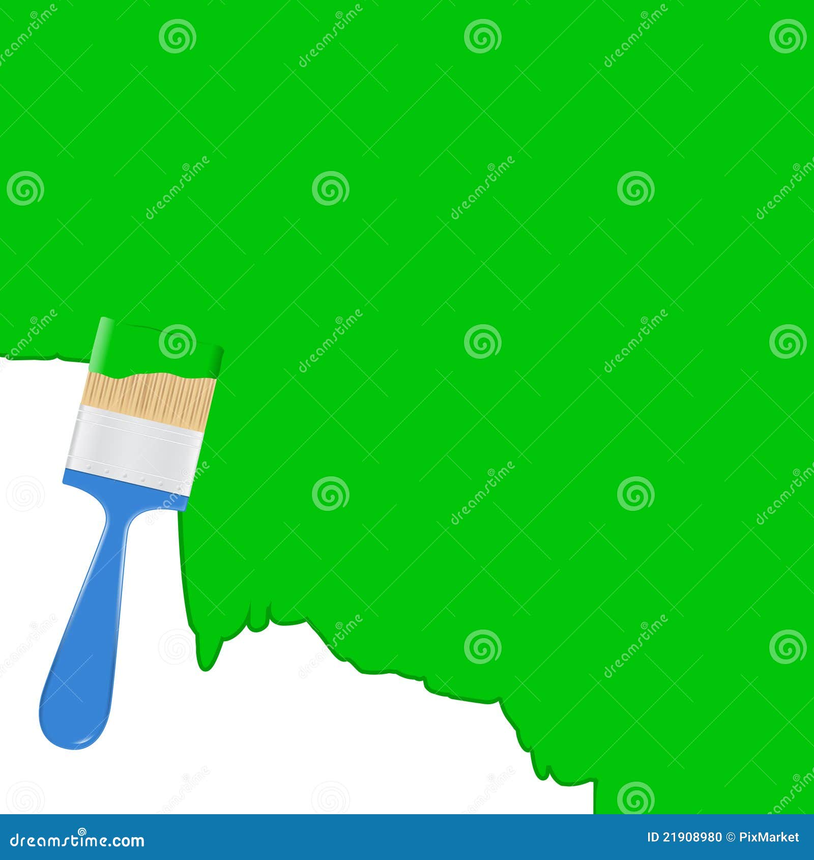 Fondo con la brocha ilustración del vector. Ilustración de vibrante ...