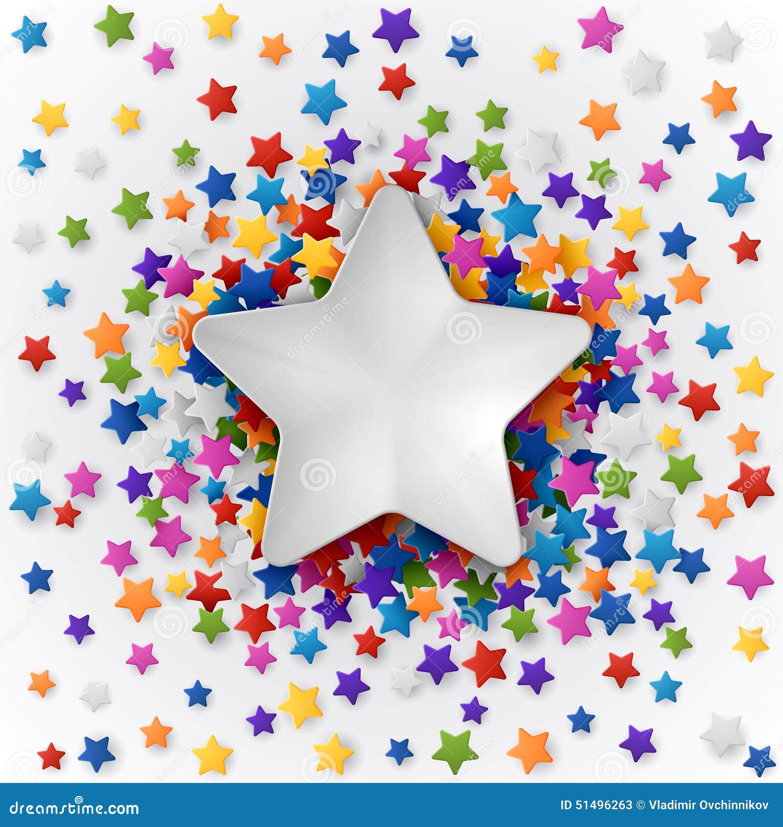 Fondo Con Las Estrellas Coloridas Ilustración del Vector - Ilustración ...