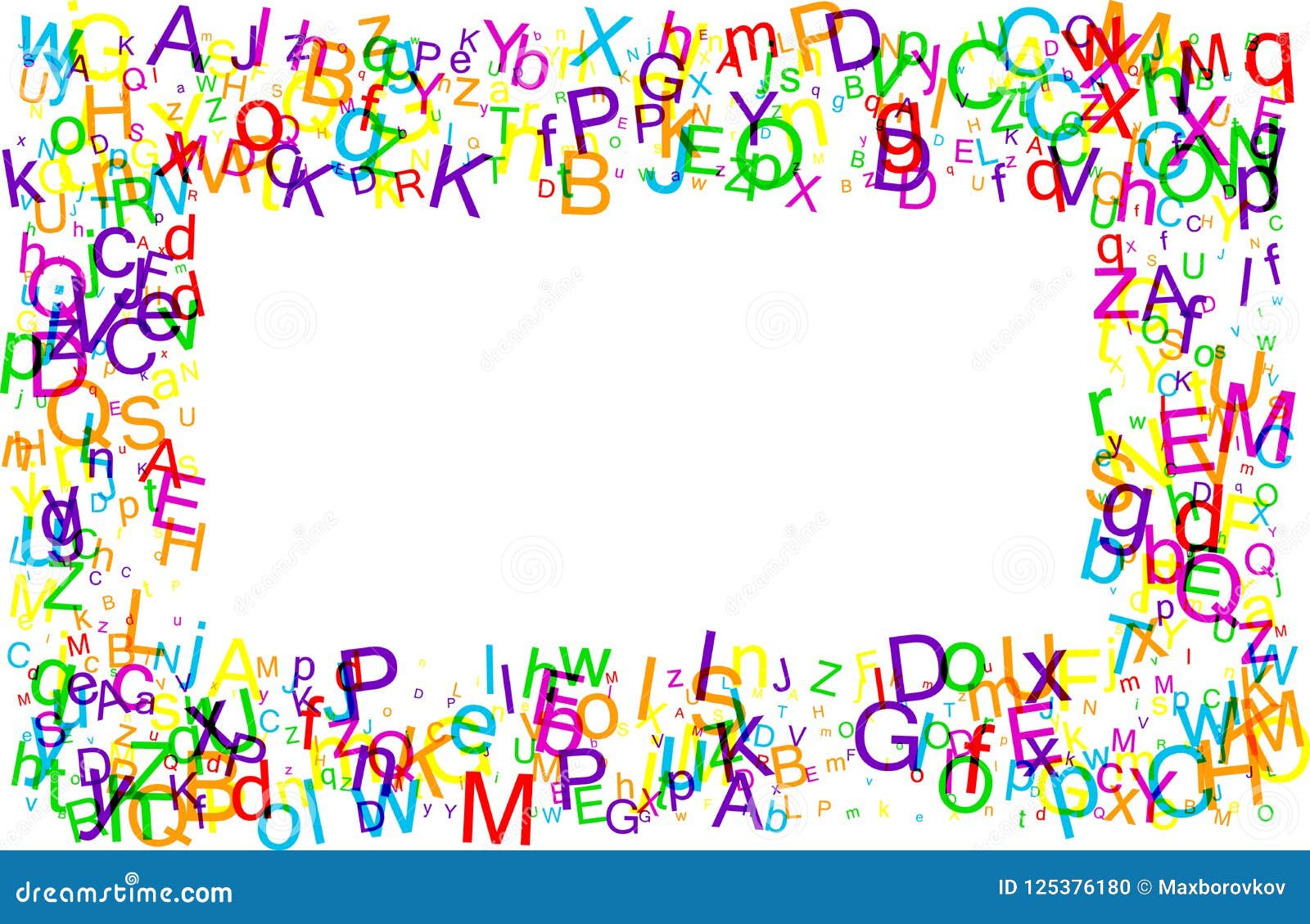 Fondo con las letras ilustración del vector. Ilustración de modelo ...