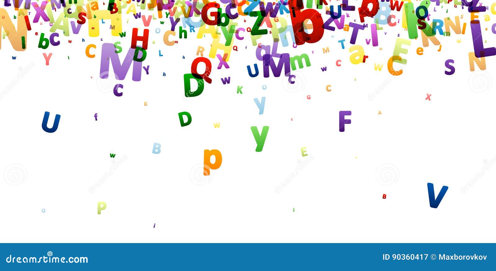 Fondo con las letras ilustración del vector. Ilustración de anaranjado ...