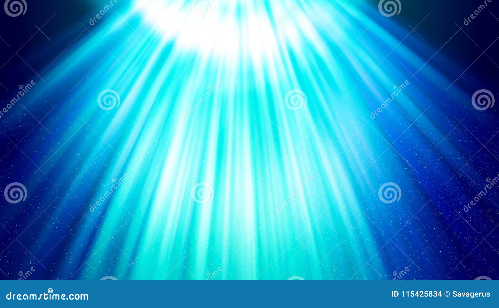 Fondo Con Los Rayos Azules Agradables Stock de ilustración ...