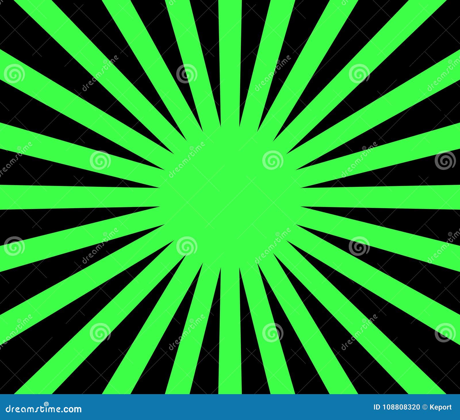 Fondo Con Los Rayos Verdes Y Negros Stock de ilustración - Ilustración ...