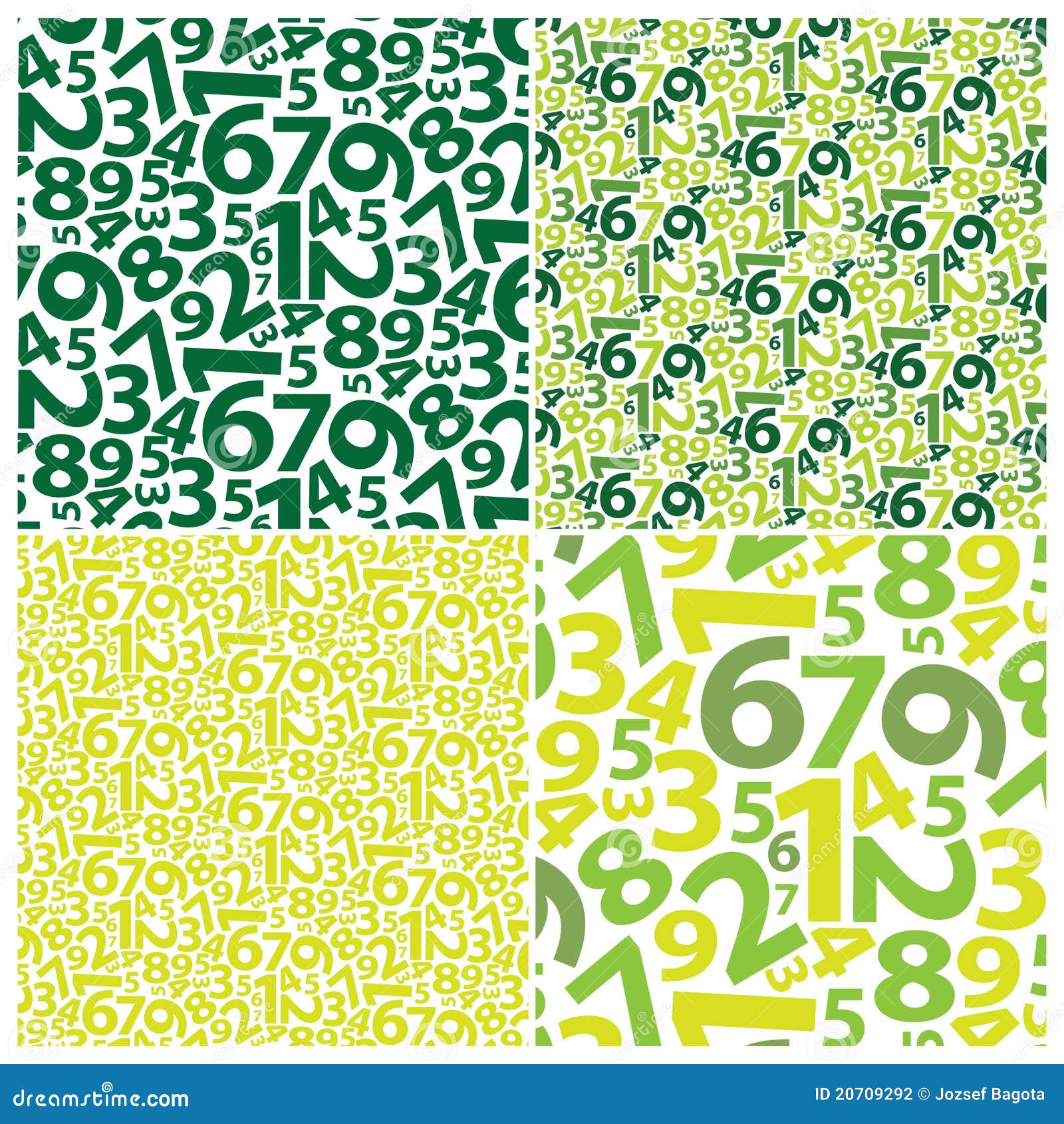 Fondo con números ilustración del vector. Ilustración de ocho - 20709292
