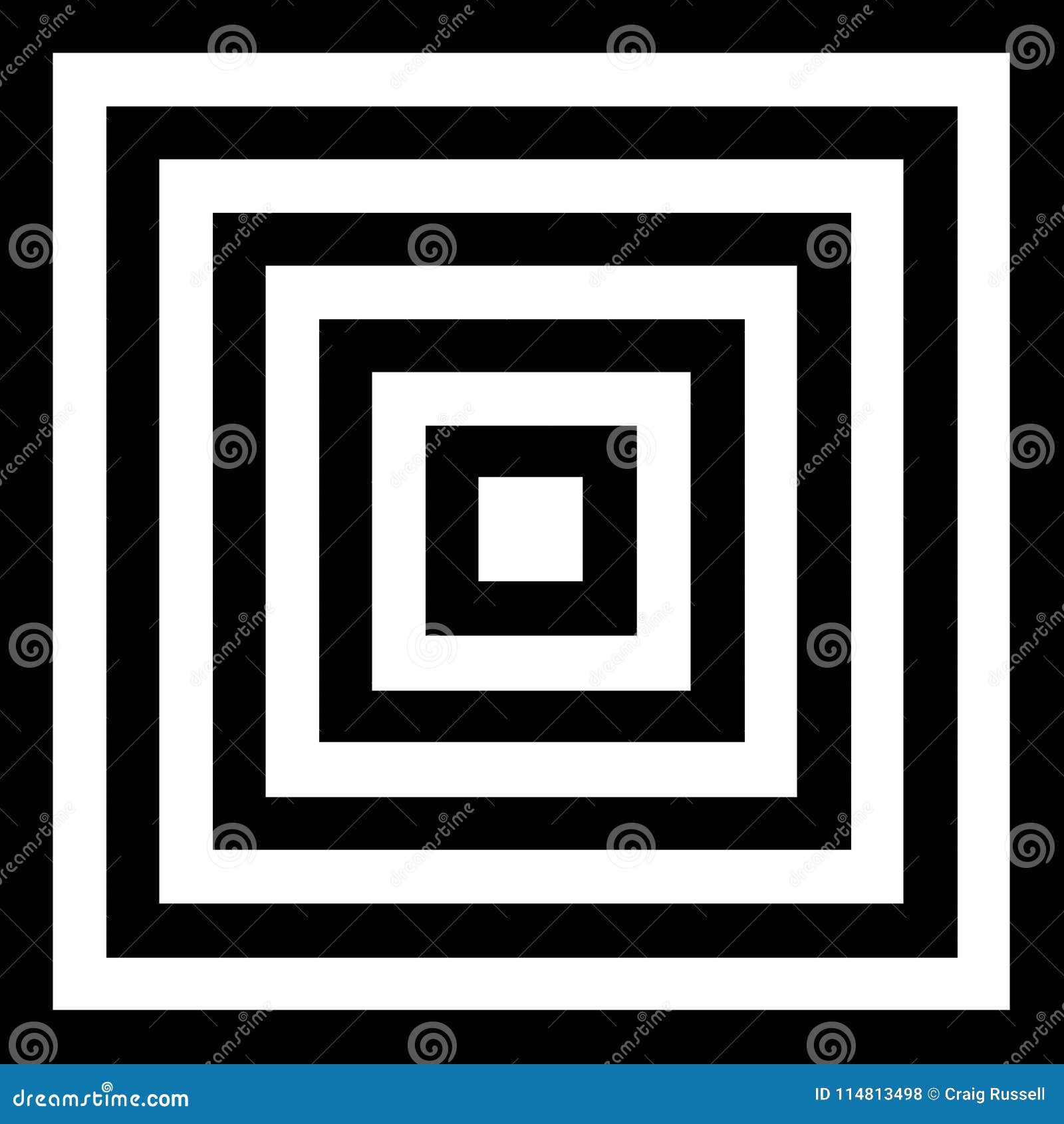 Fondo Cuadrado Blanco Y Negro Stock de ilustración - Ilustración de blanco, wallpaper: 114813498