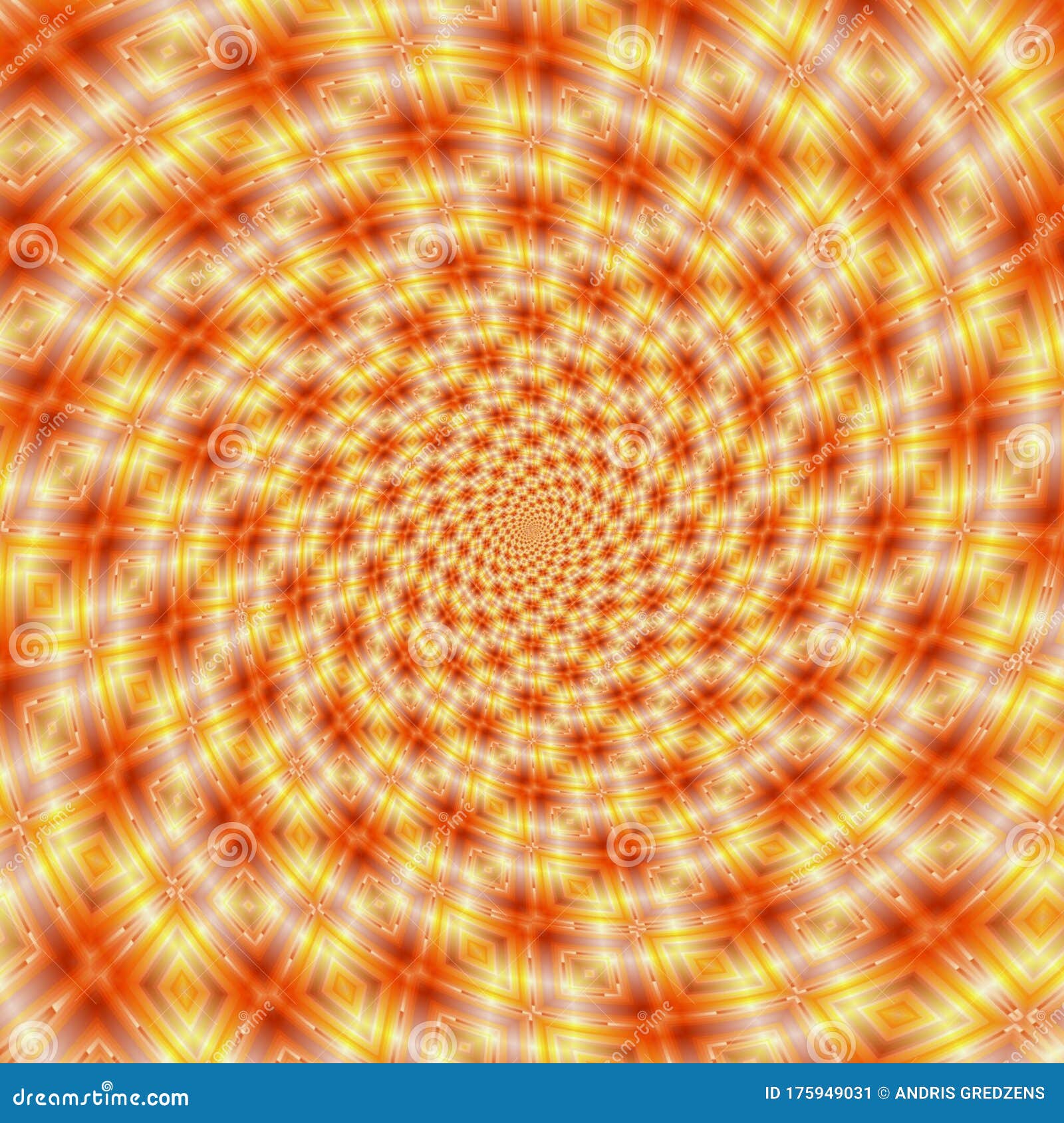 Fondo Cuadrado Espiral Abstracto Stock de ilustración - Ilustración de ...