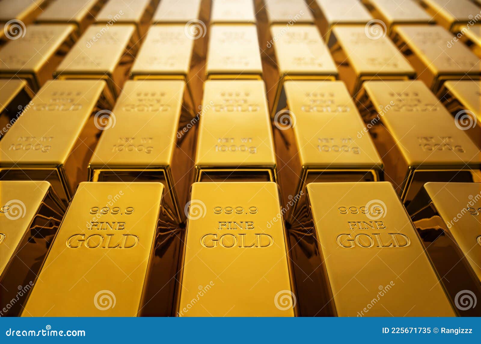 Fondo de barras doradas imagen de archivo. Imagen de metal - 225671735